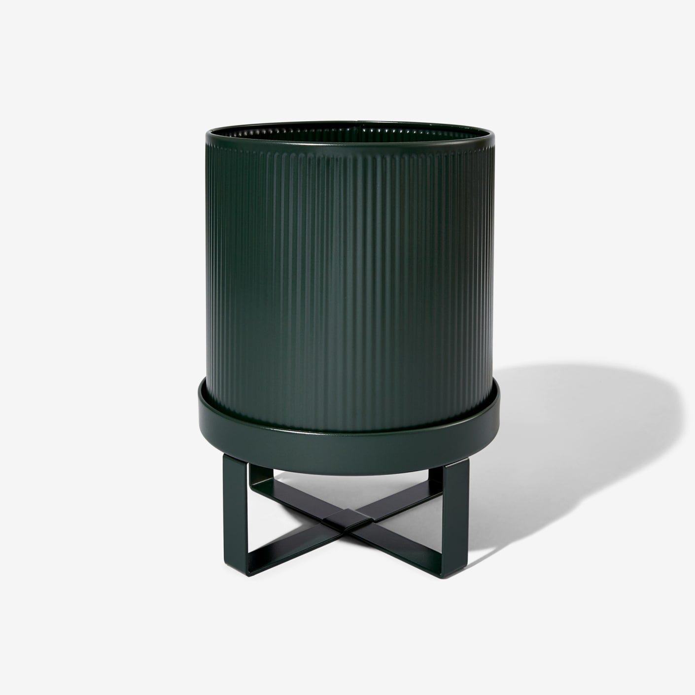 Ferm Living Small Bau Steel Planter, Green | Bespoke Post