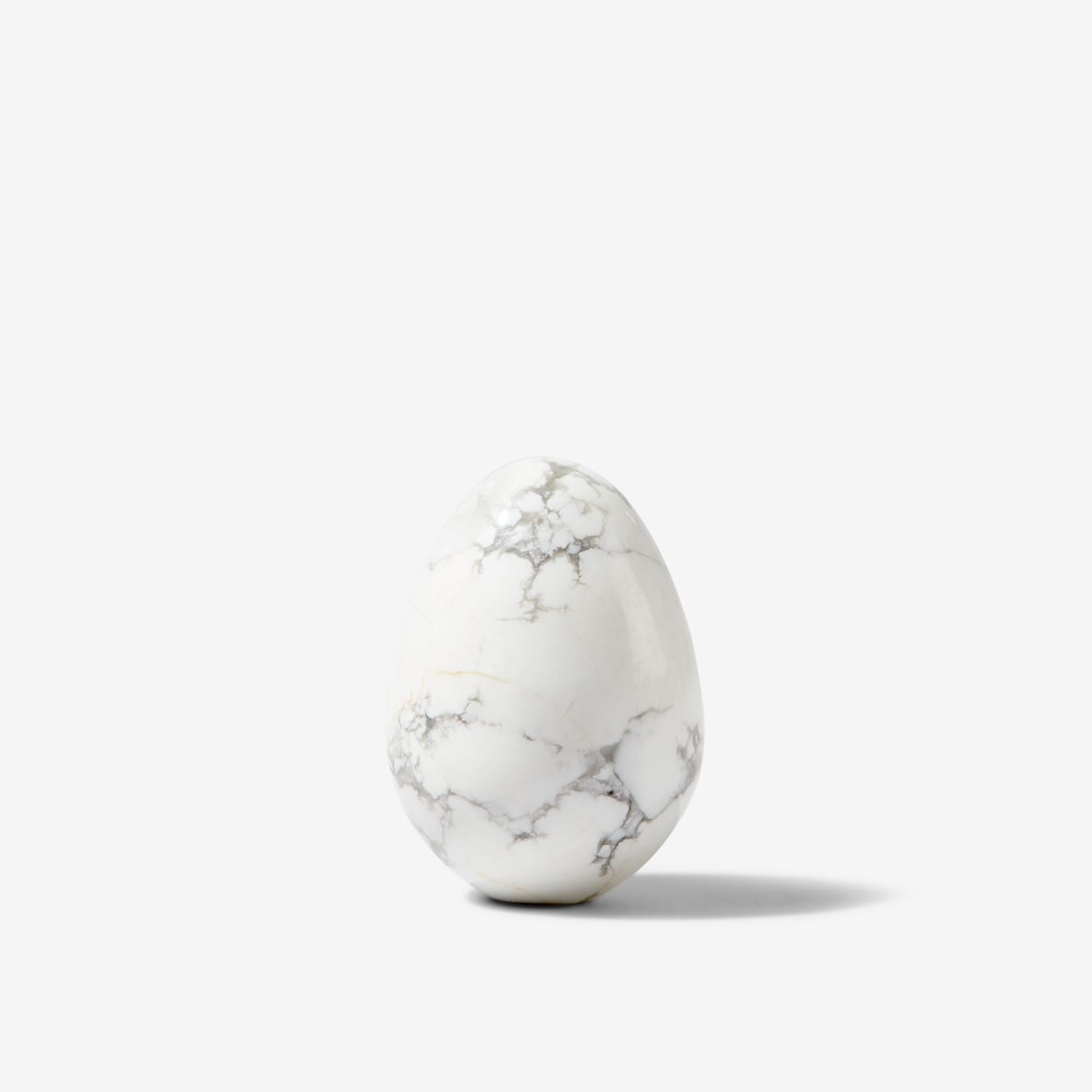 Orijin Design Co. Howlite Stone Thinking Egg – Calming | Bespoke Post
