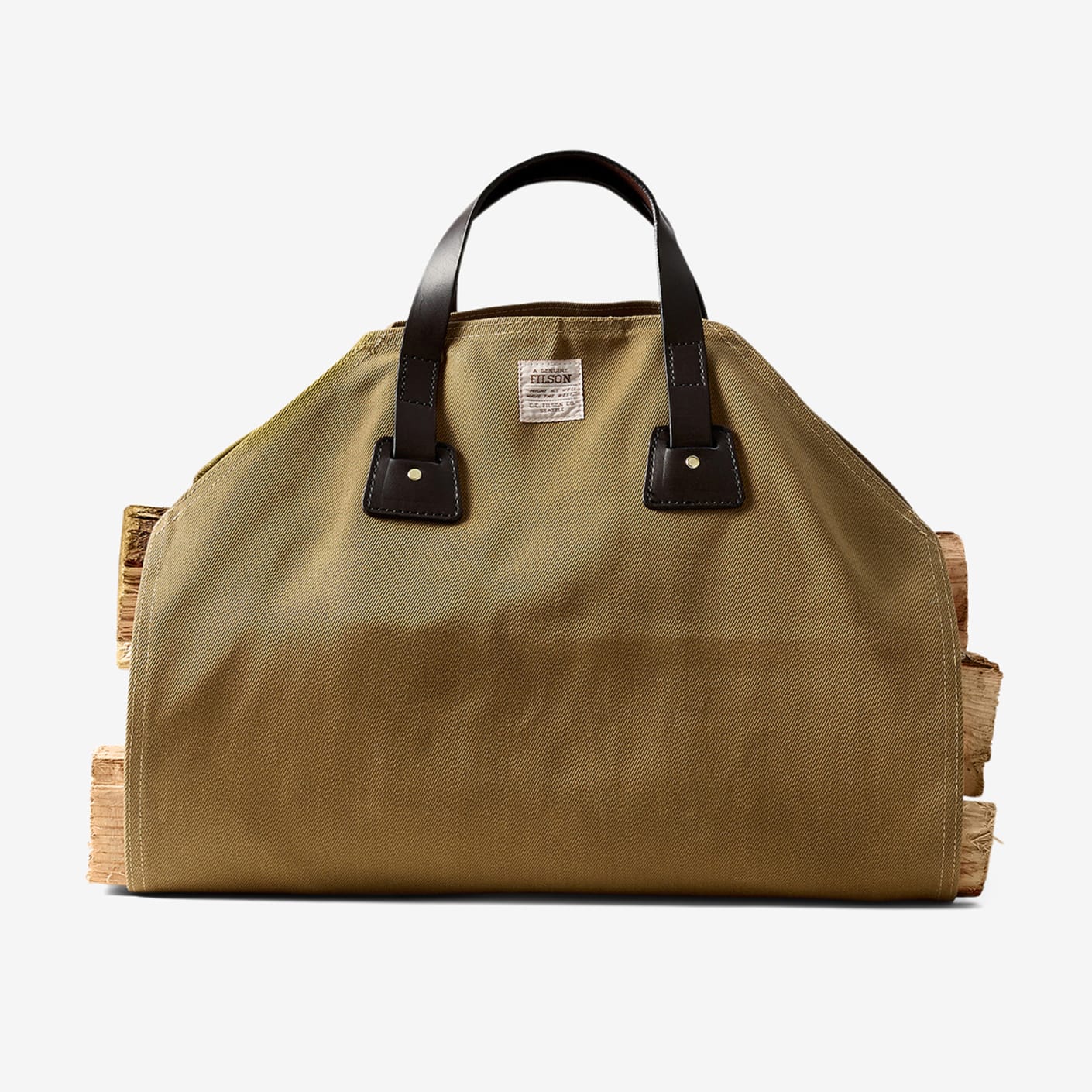 Filson Rugged Twill Log Carrier – Tan | Bespoke Post