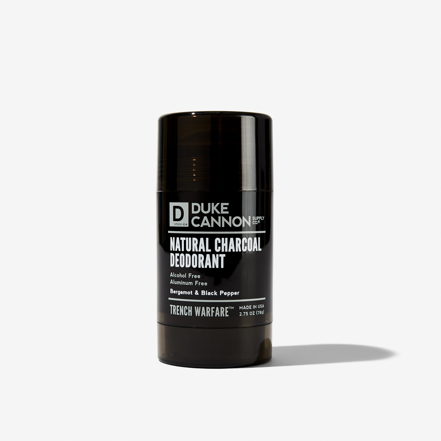 Duke Cannon Natural Charcoal Deodorant – Bergamot & Black Pepper ...