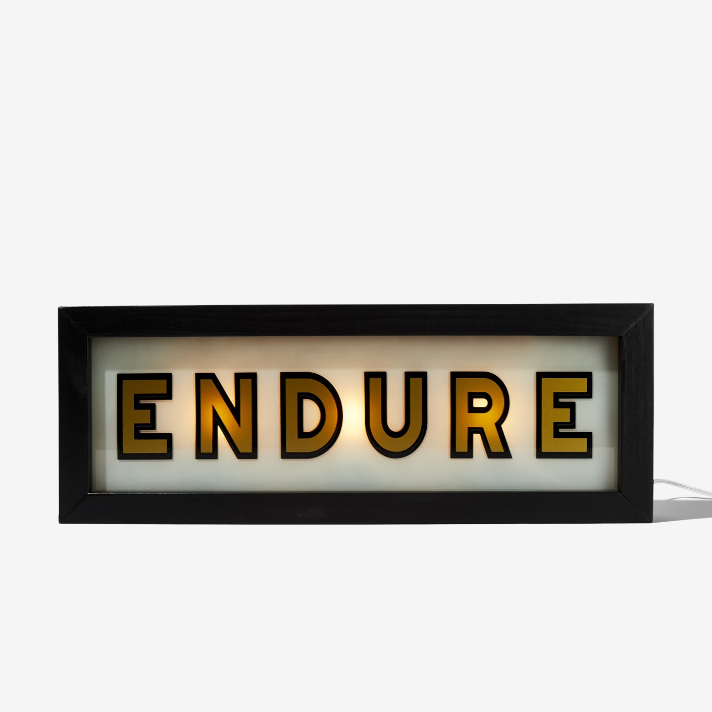 Second Chance Art Endure Lighted Sign | Bespoke Post
