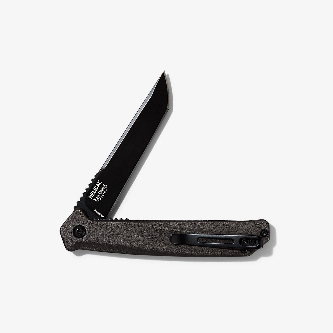 CRKT Helical Knife D2 Blade – Black | Bespoke Post