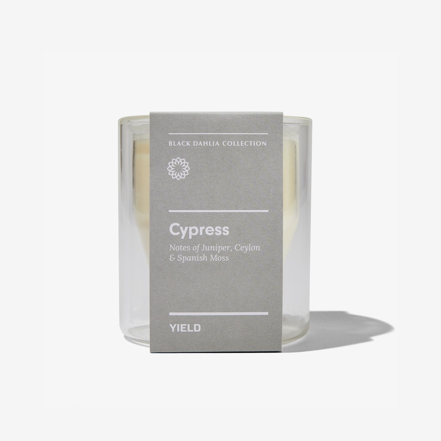 Yield Design Co. Cypress Extra-Strength CBD Massage Candle | Bespoke Post