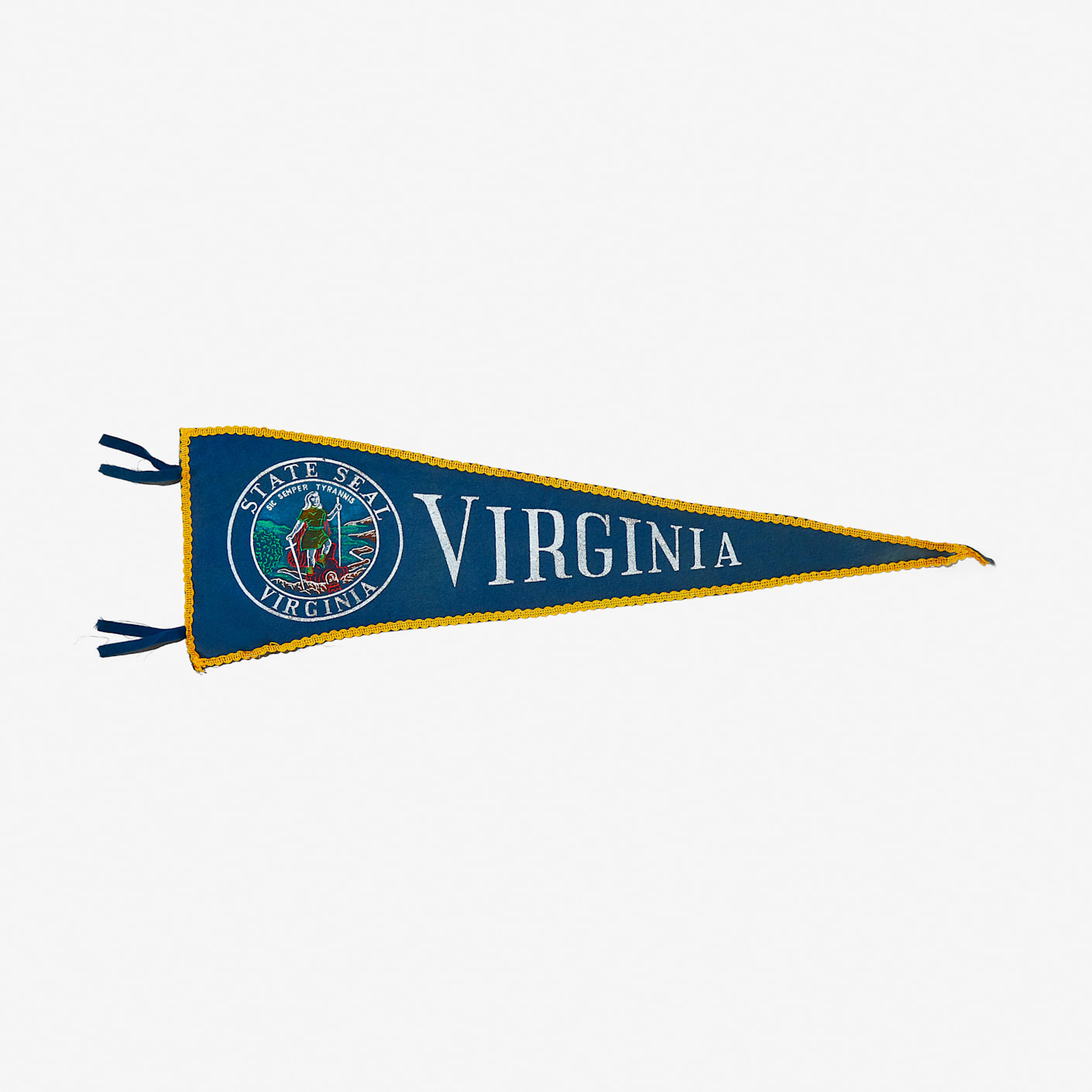 Oxford Pennant Virginia Vintage Pennant – Blue | Bespoke Post