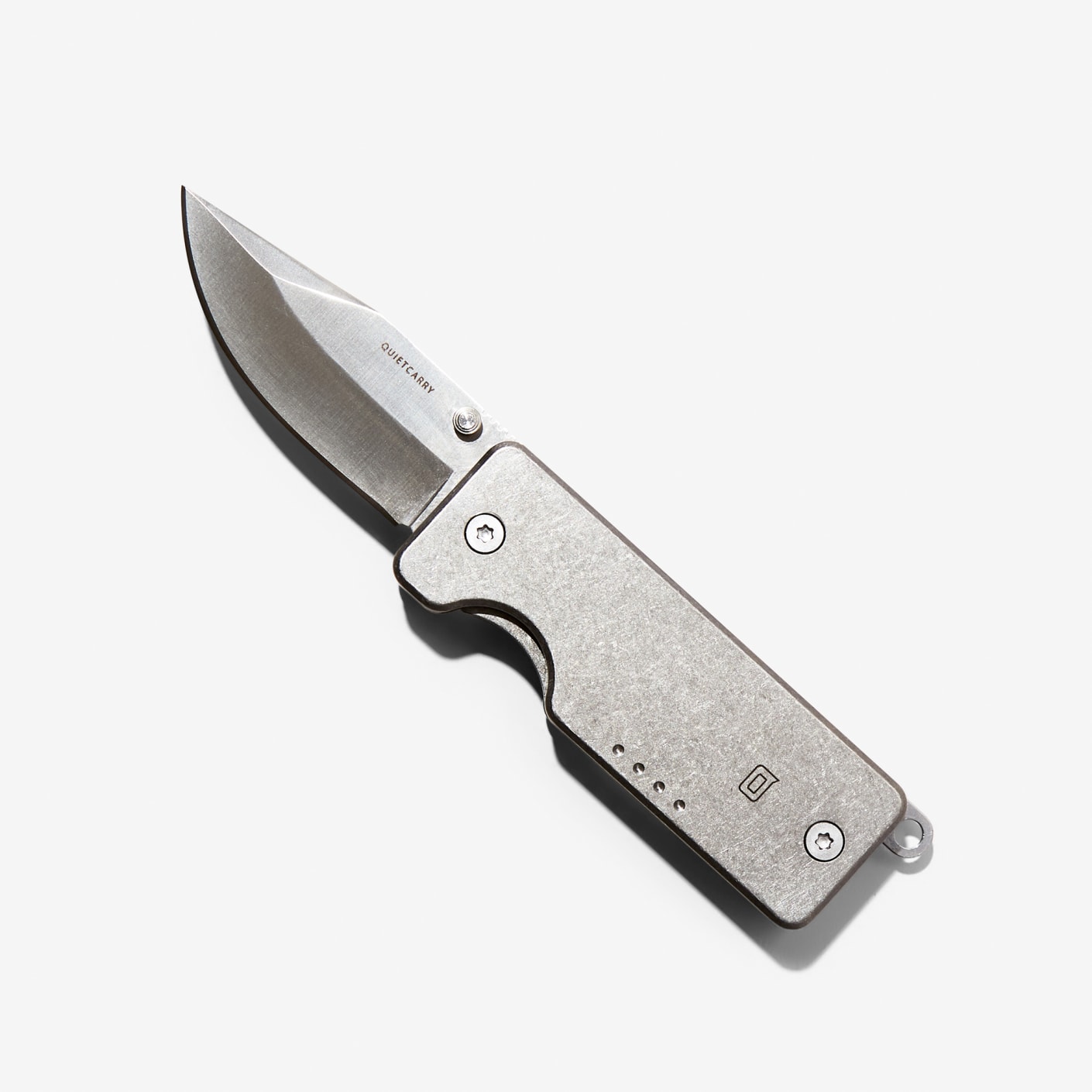 Quiet Carry Q3 Titanium Key Organizer Pocket Knife – Stainless ...