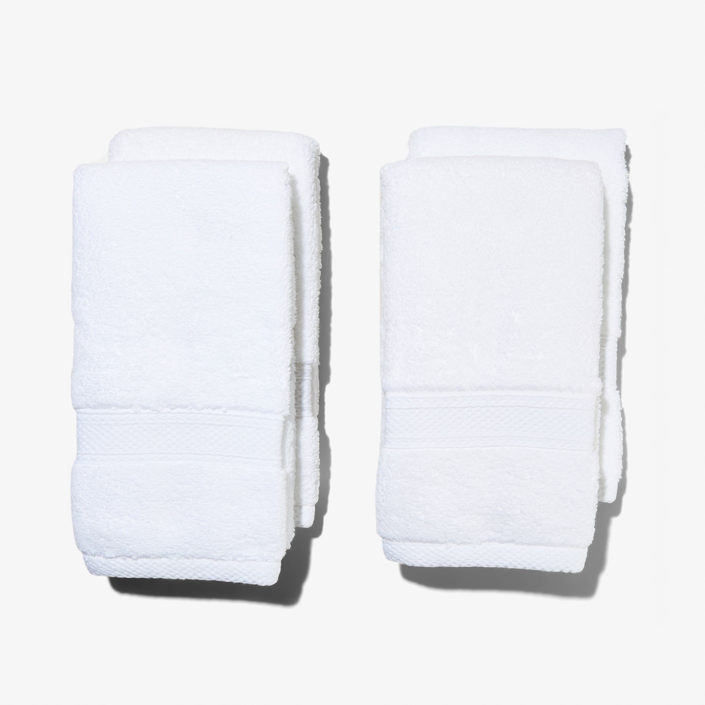 Standard Textile Home Luxury White Hand Towels – Set of 4 | Bespoke Post