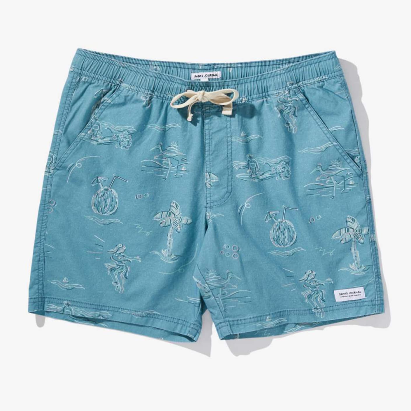 Seaside Boardshort – Smoke Blue | Bespoke Post