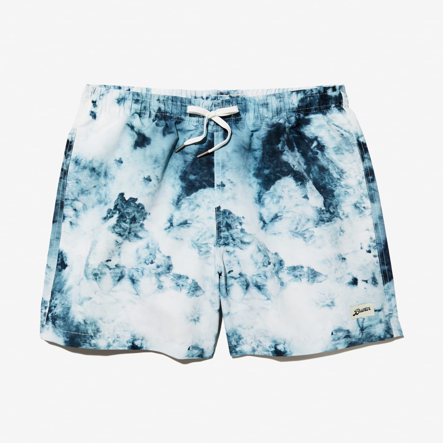 Bather Ice Dye Swim Trunk – Blue | Bespoke Post