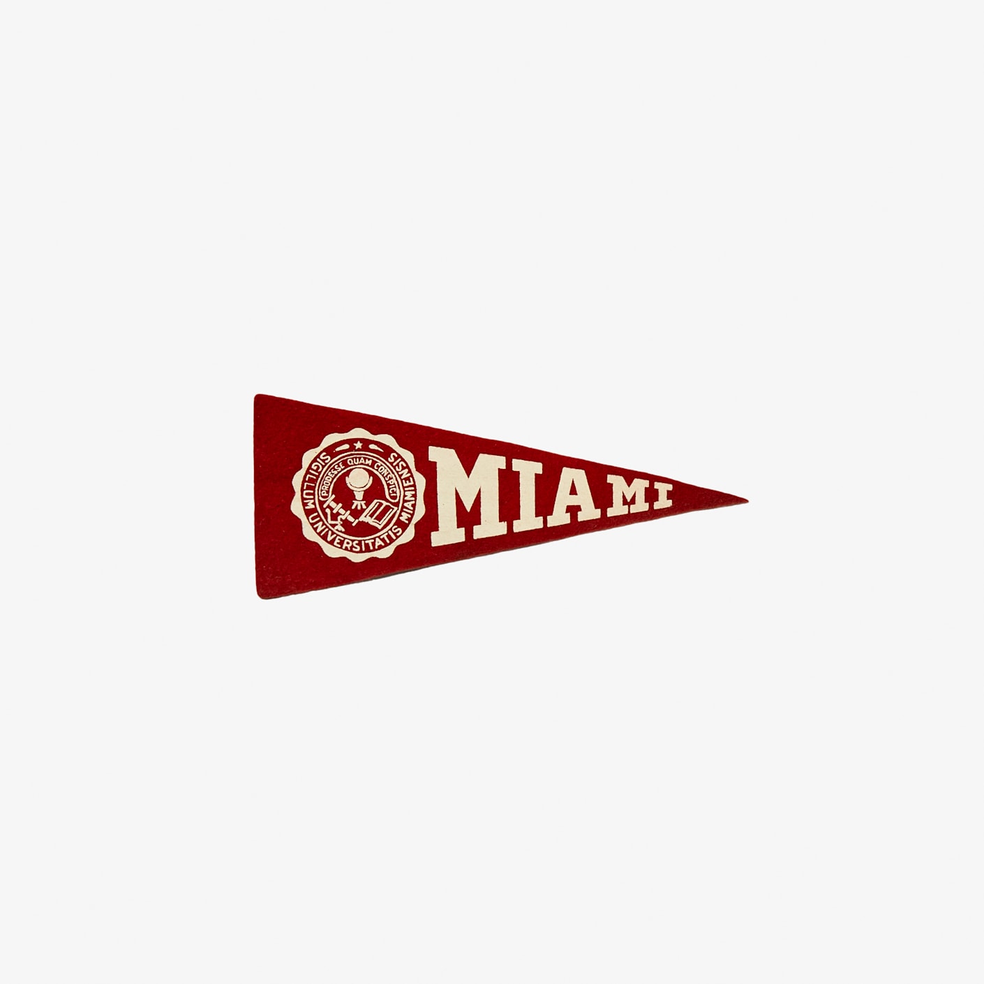 Oxford Pennant University of Miami Vintage Pennant | Bespoke Post