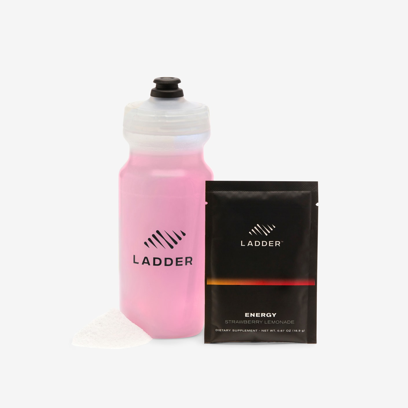 Ladder Strawberry Lemonade Pre-Workout Mix – 15 Pack | Bespoke Post