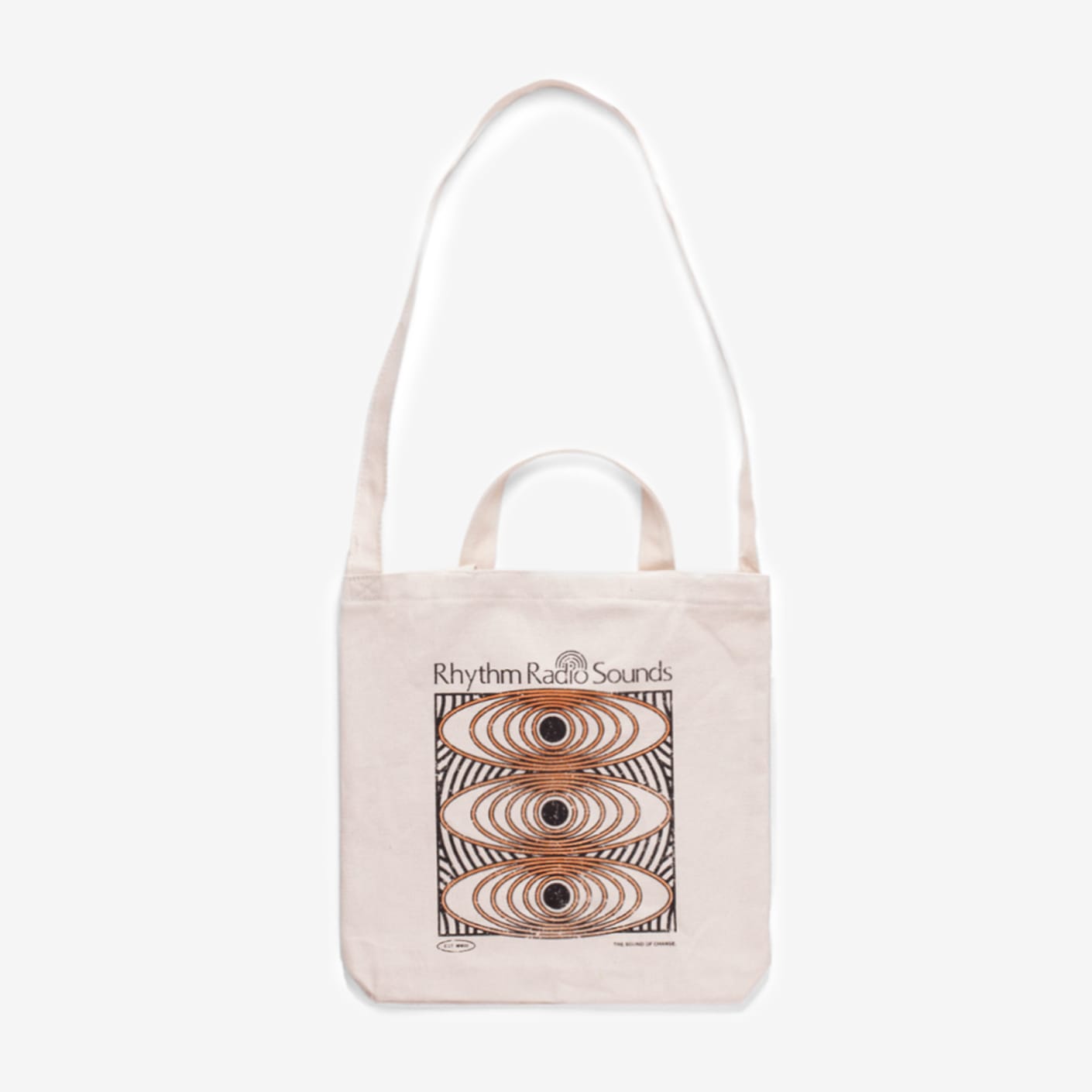 Rhythm Radio Sounds Tote Bag – Natural White | Bespoke Post