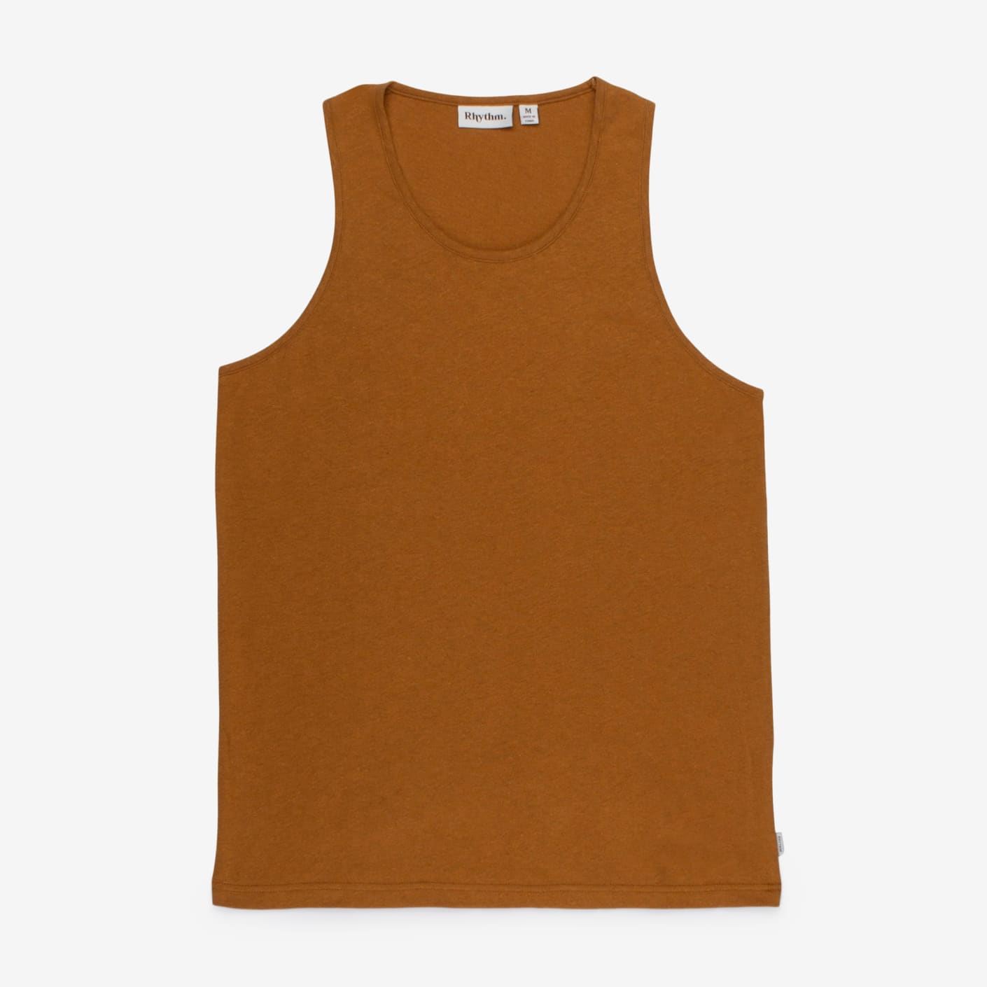Rhythm Premium Linen Singlet – Almond | Bespoke Post