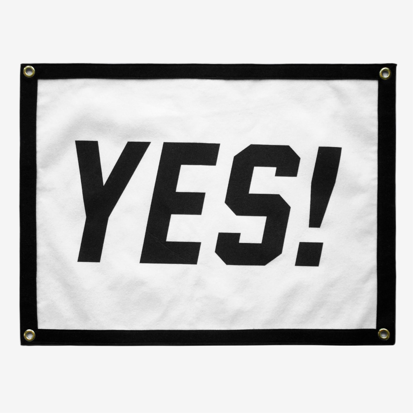 Oxford Pennant Yes Camp Flag | Bespoke Post