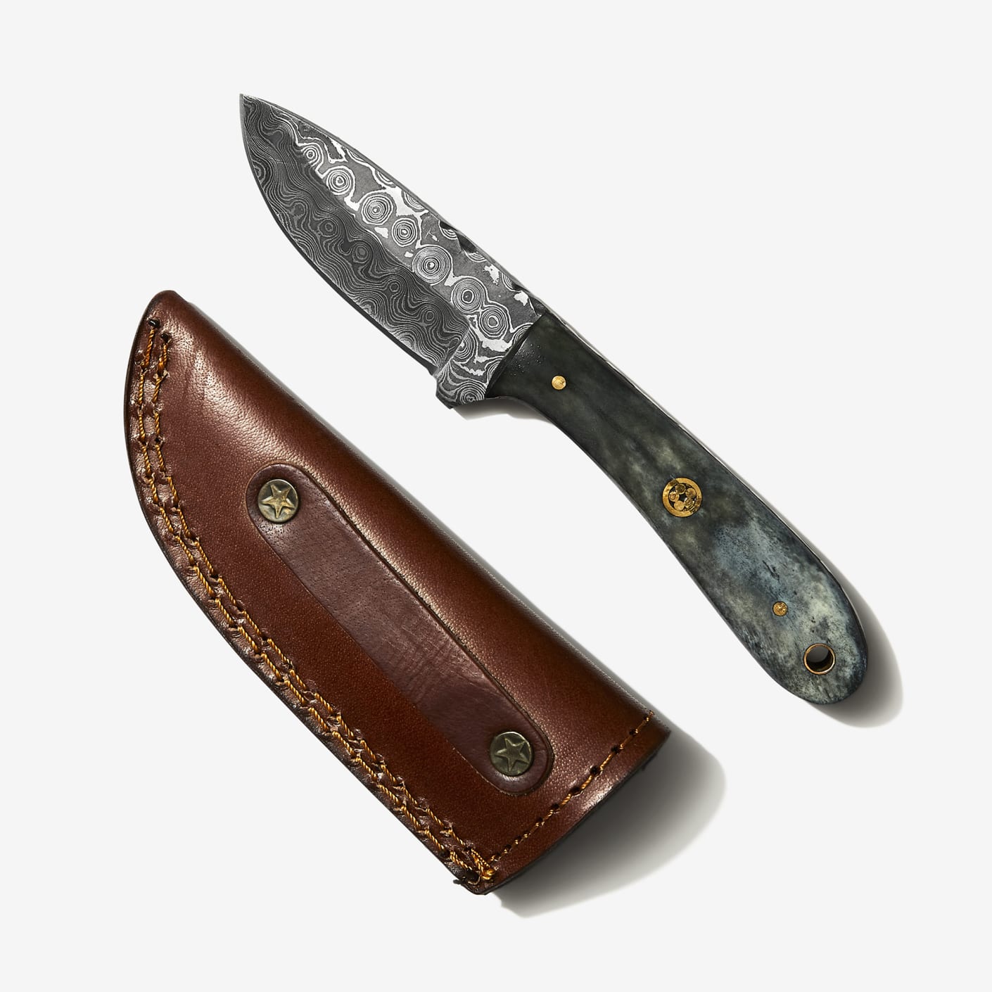 Titan Knives Damascus Sparrow Hunting Knife | Bespoke Post