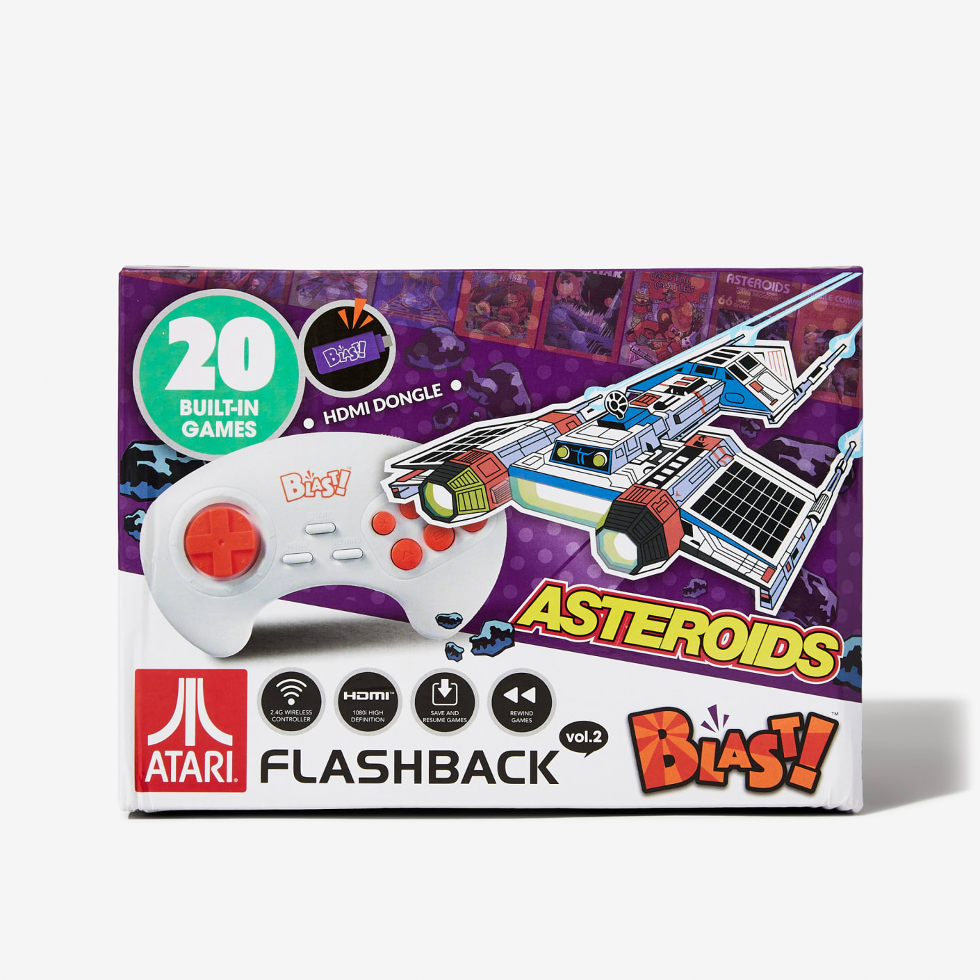 AtGames Atari Flashback Blast! Vol.2 Retro Game Console | Bespoke Post