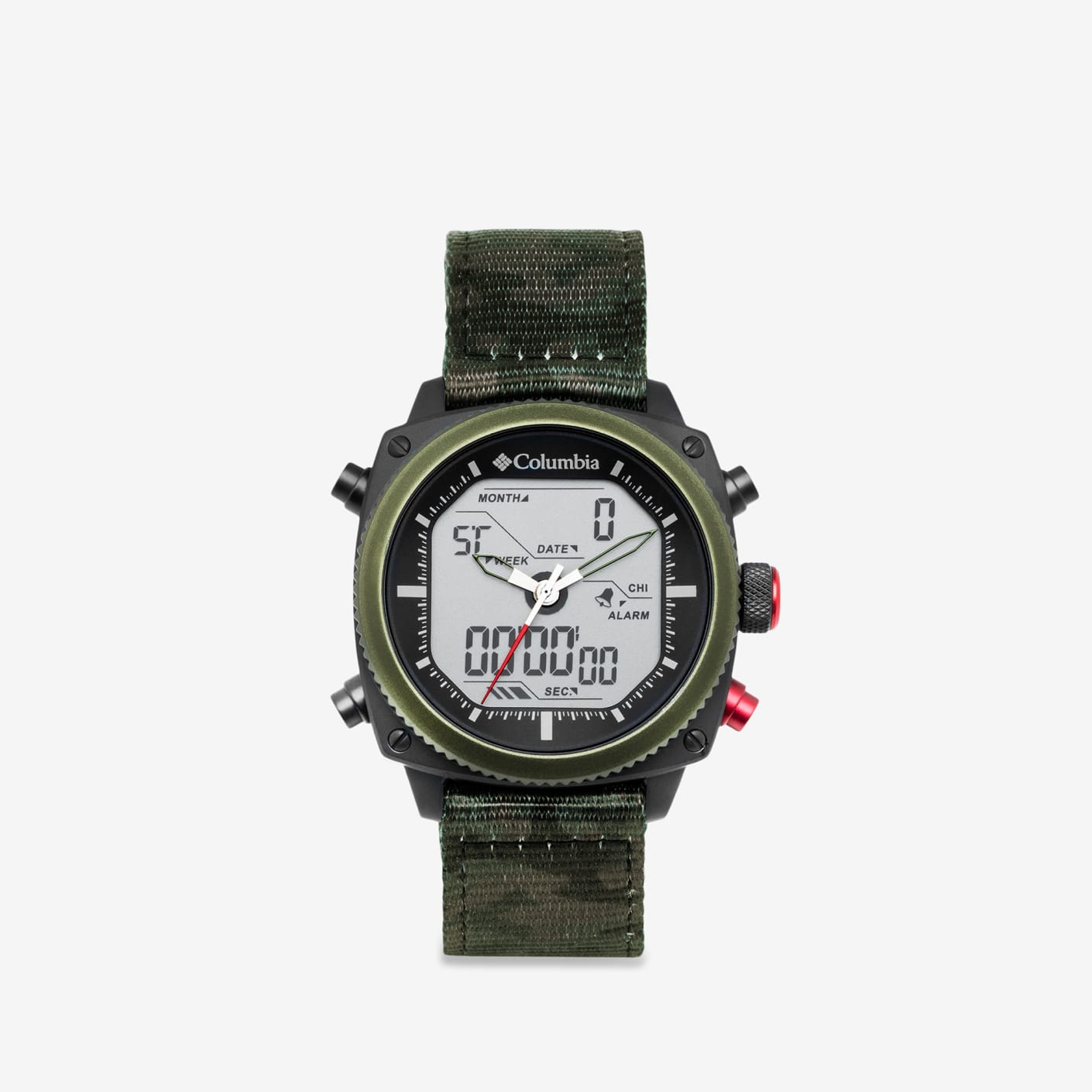 Columbia Watches Ridge Runner Digital Exploration Watch – Nylon Camo ...