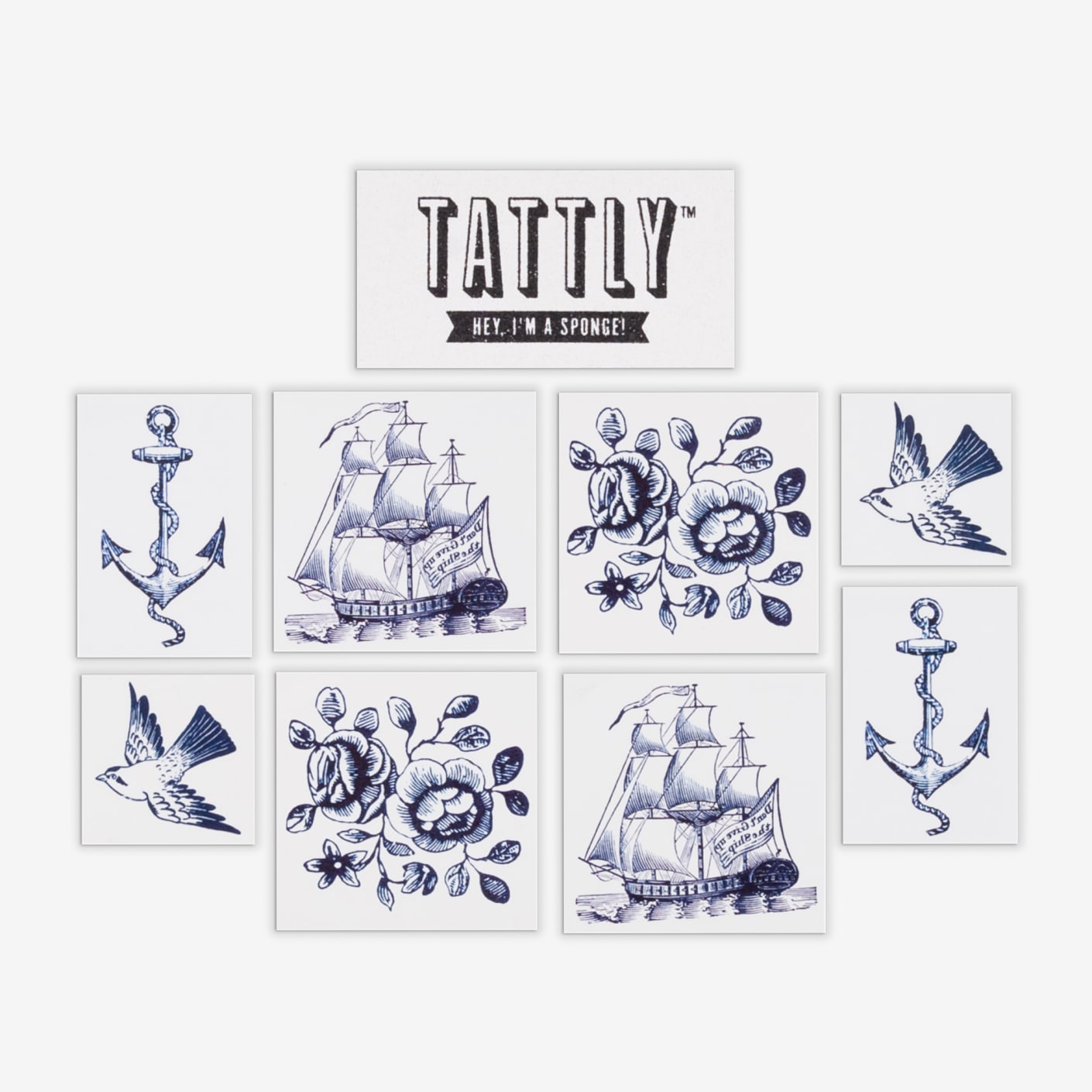 Tattly Temporary Tattoos – Nautical Set | Bespoke Post