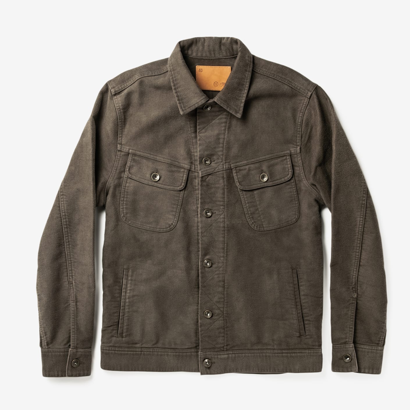 Taylor Stitch The Long Haul Jacket – Moss Brushed Reversed Sateen ...