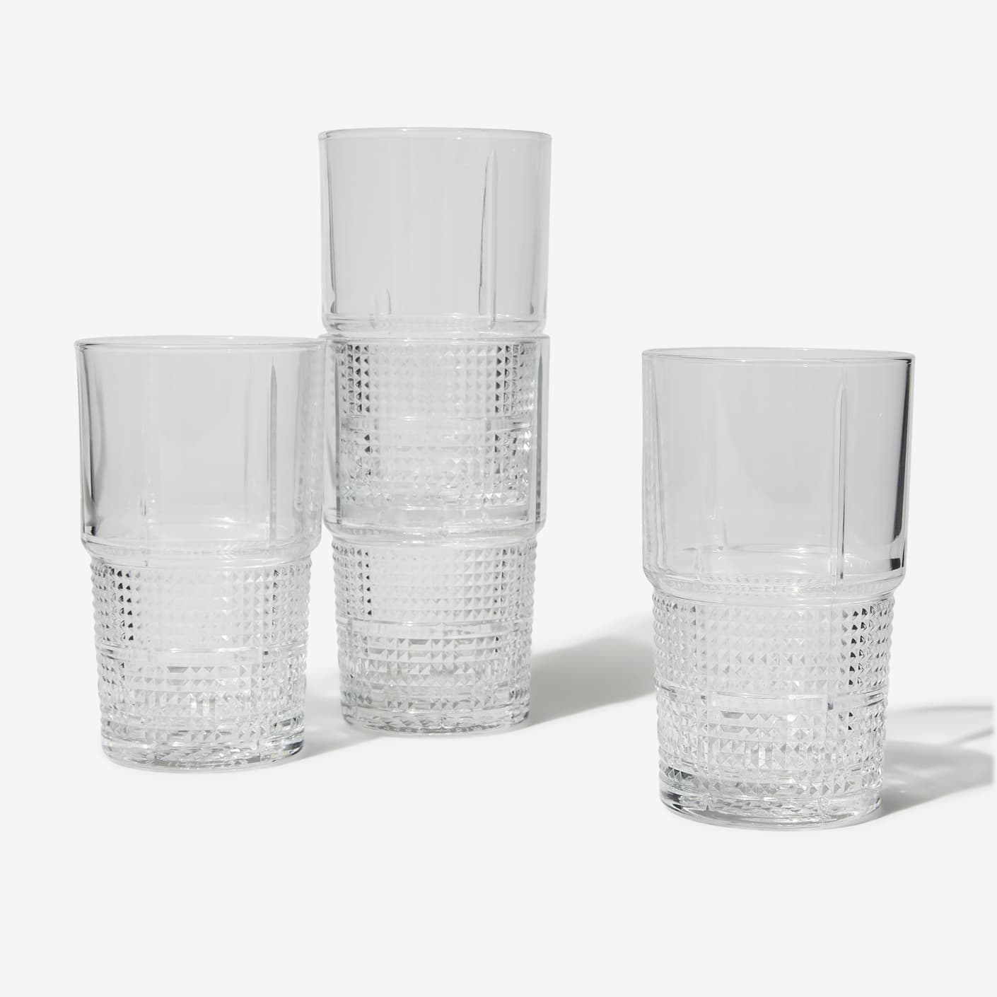 Bormioli Rocco Stackable Hi Ball Glasses – Set of 4 | Bespoke Post
