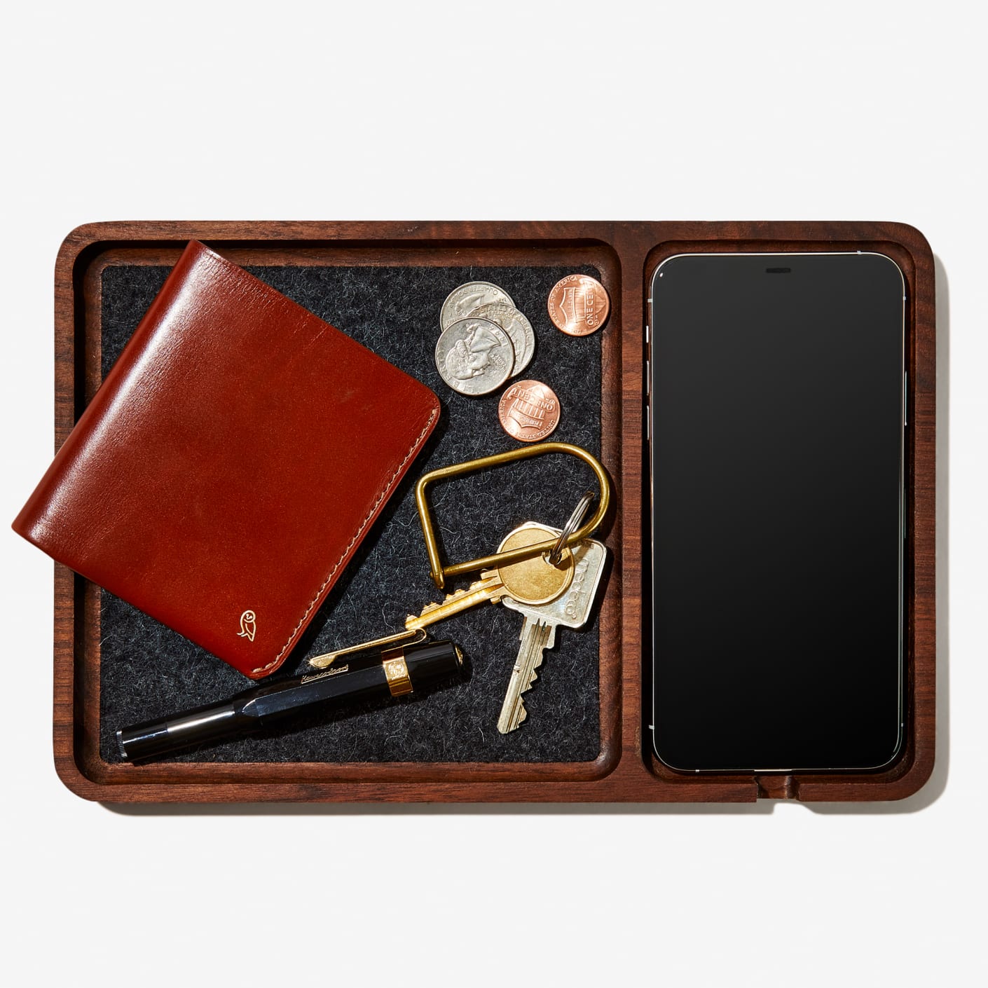 Fire Road Walnut Valet Tray | Bespoke Post