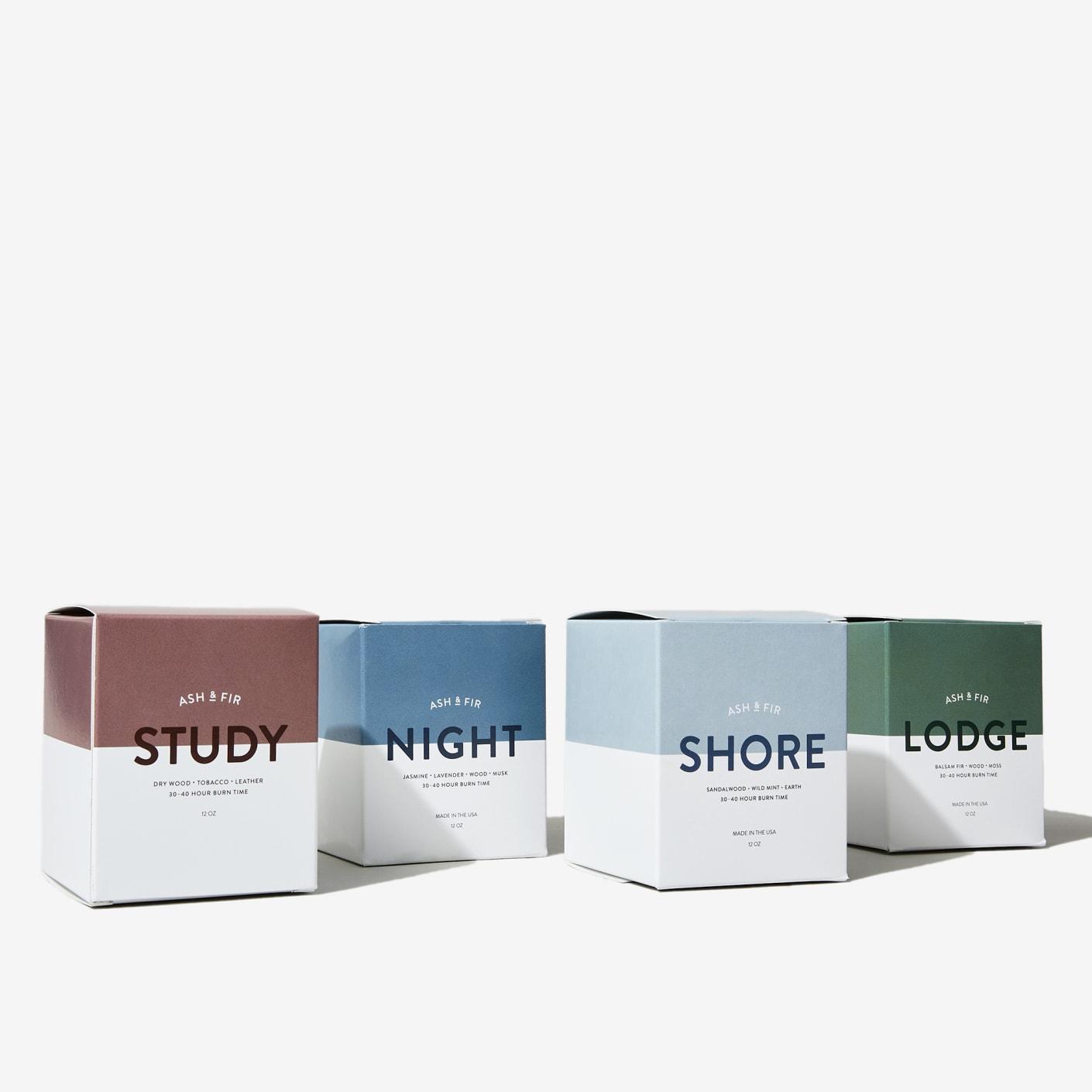 The Full Candle Set Ash & Fir | Bespoke Post