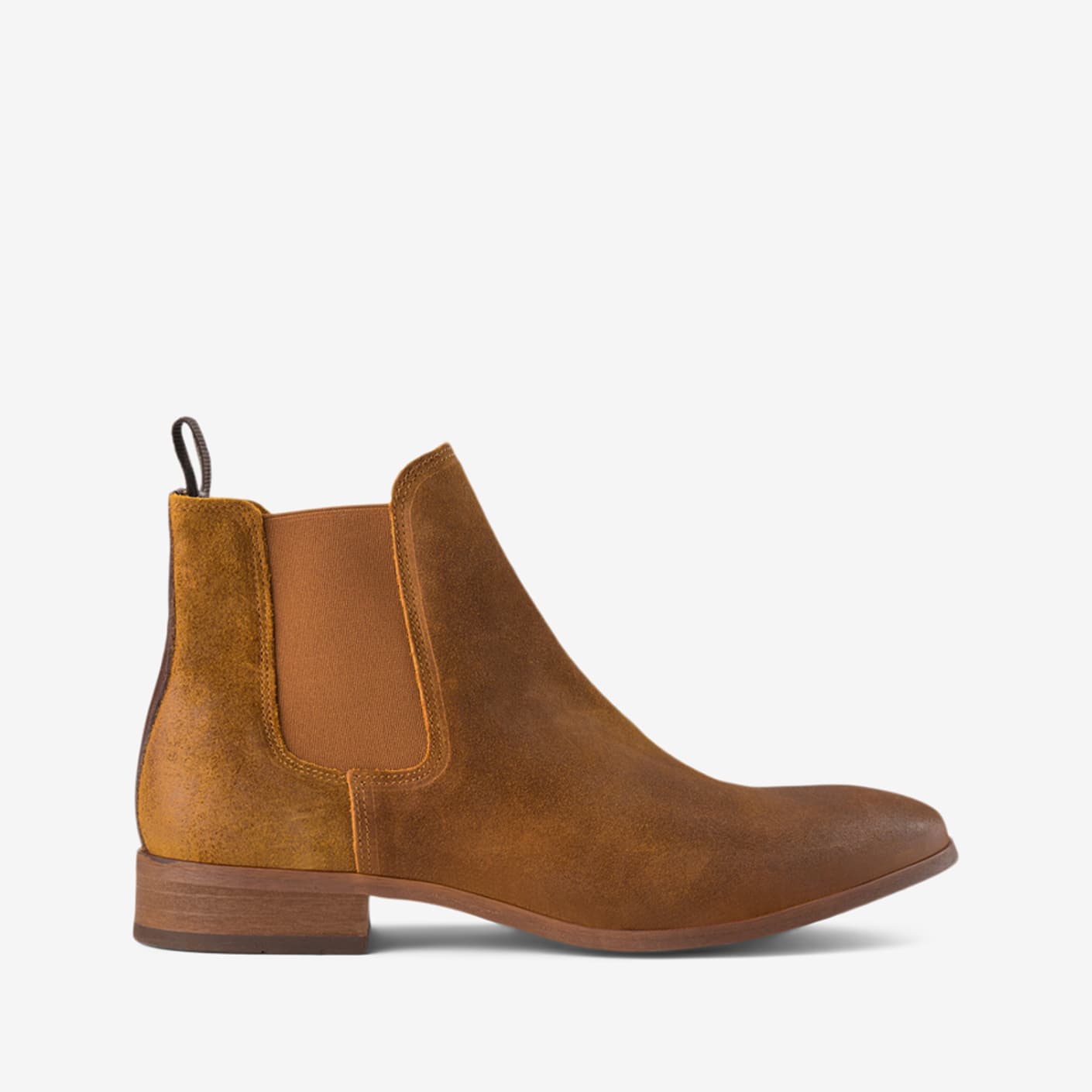 Shoe The Bear Dev Waxed Suede Chelsea Boot – Tan | Bespoke Post