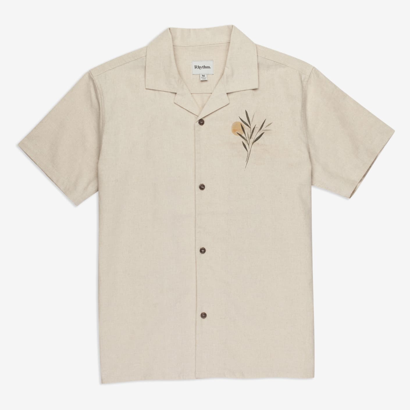 Rhythm Aloha Tiger Short Sleeve Shirt – Natural | Bespoke Post