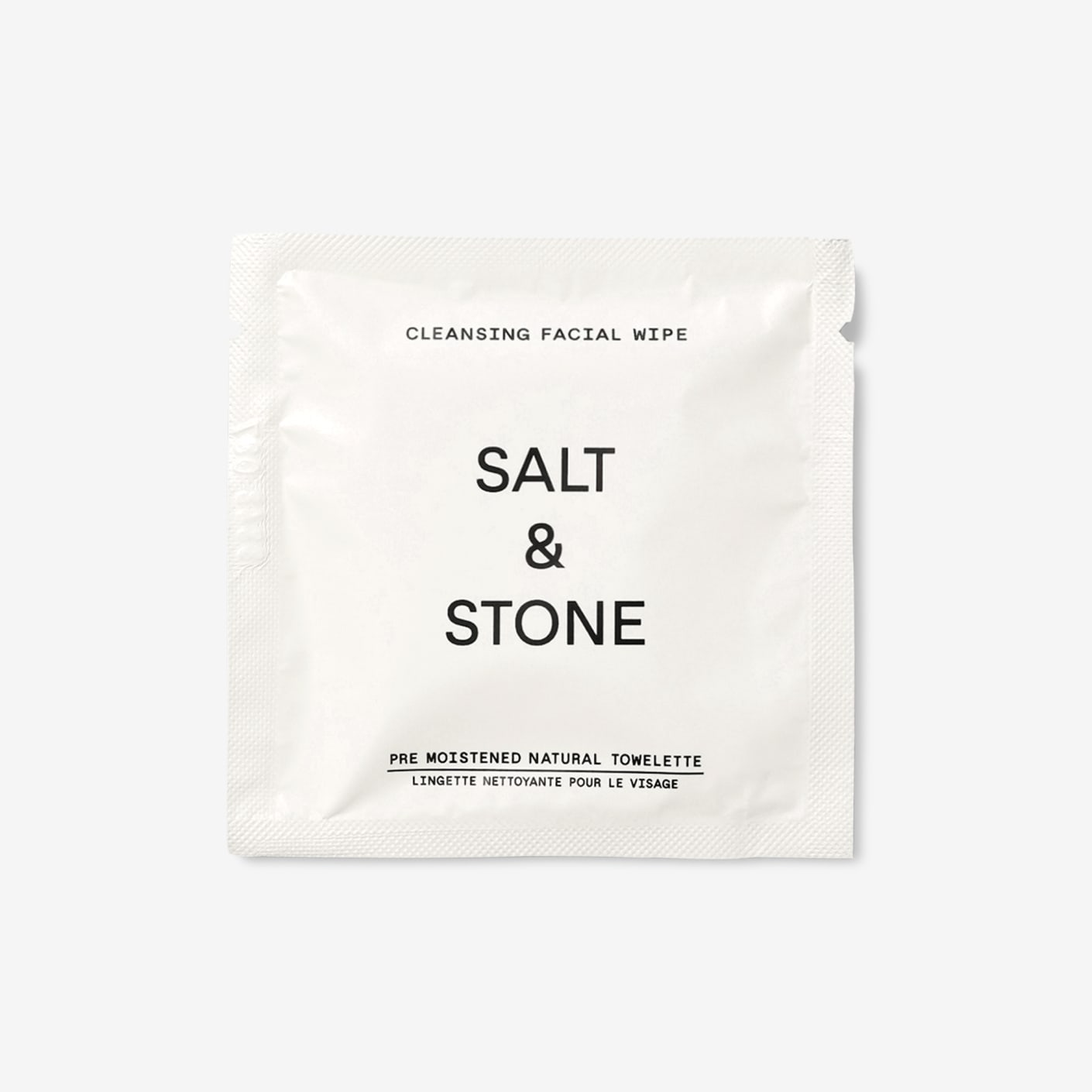 Salt & Stone Cleansing Facial Wipe – 20 Pack | Bespoke Post