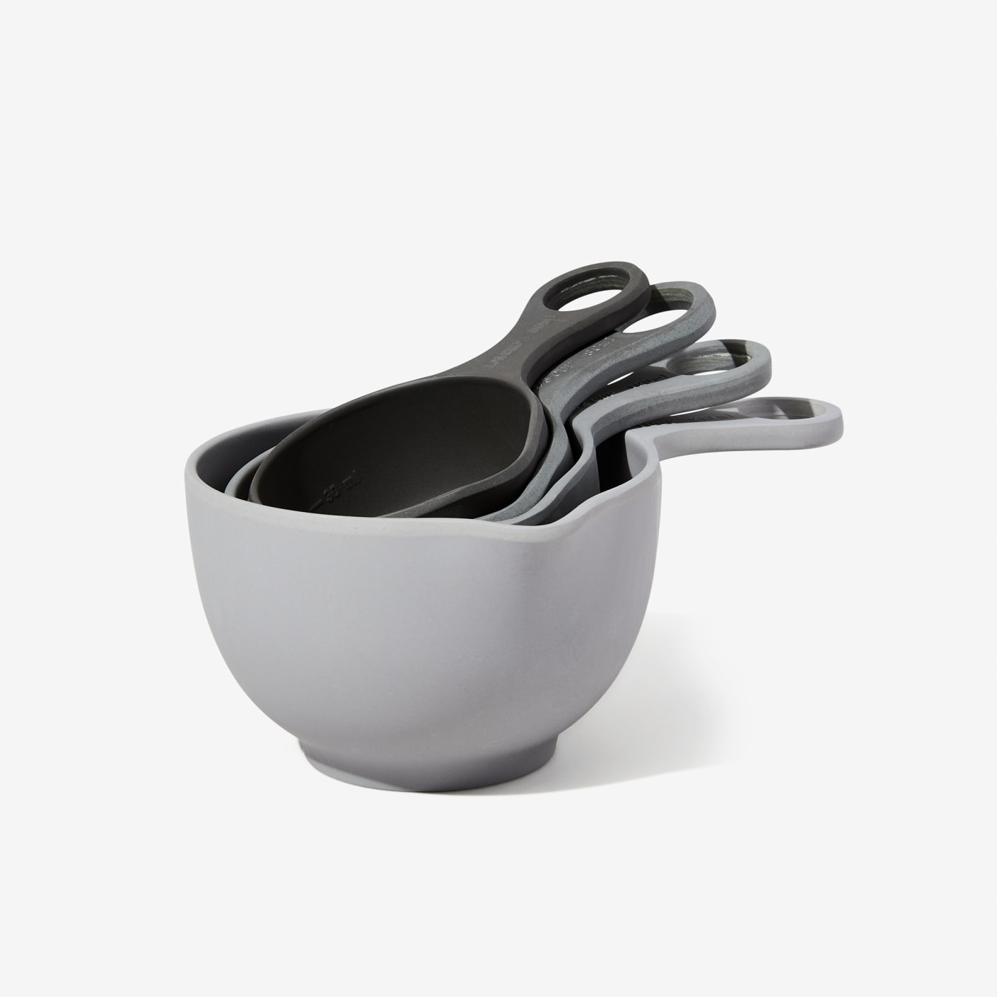 Bamboozle Measuring Cup Set – Grey | Bespoke Post