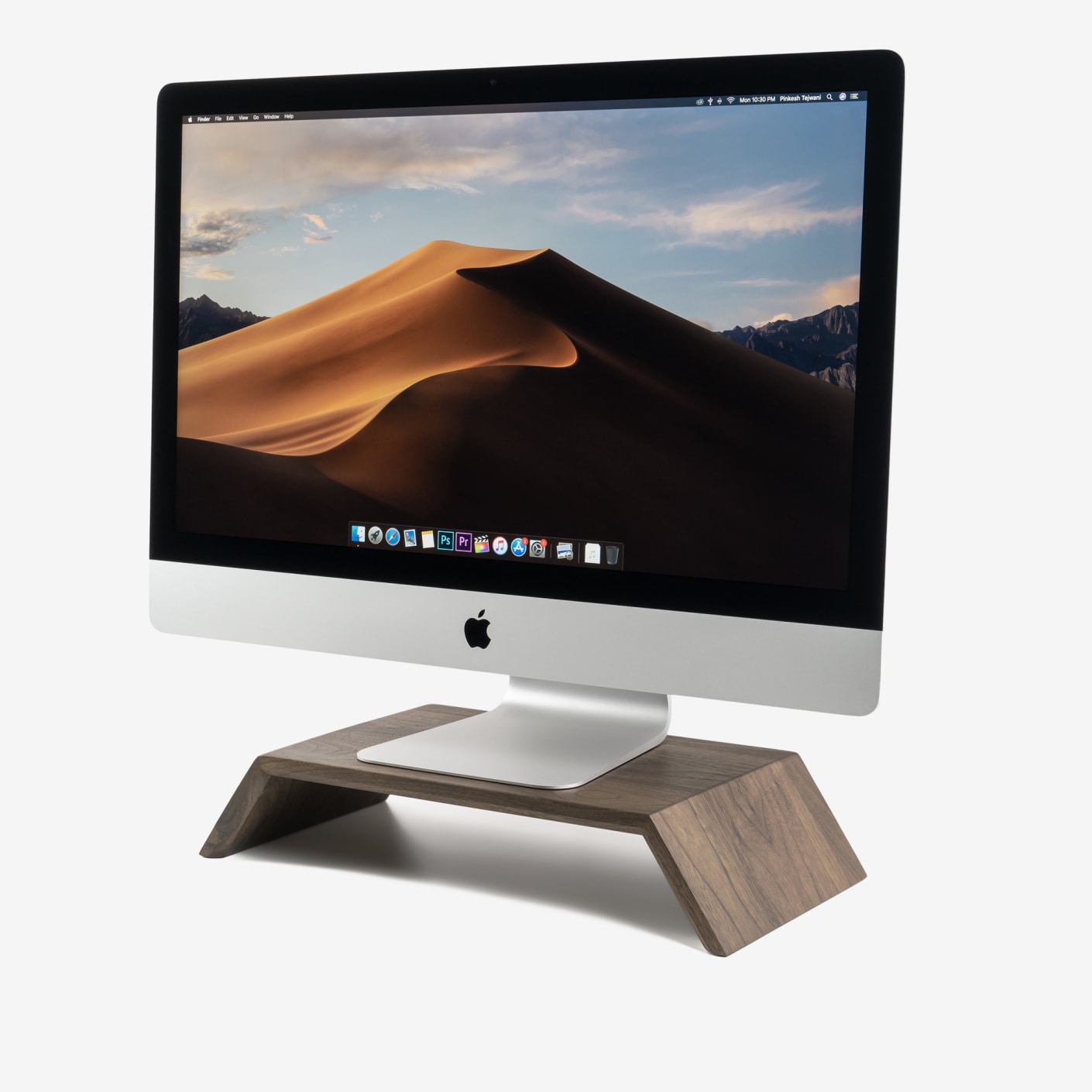 Oakywood Walnut Monitor Stand | Bespoke Post