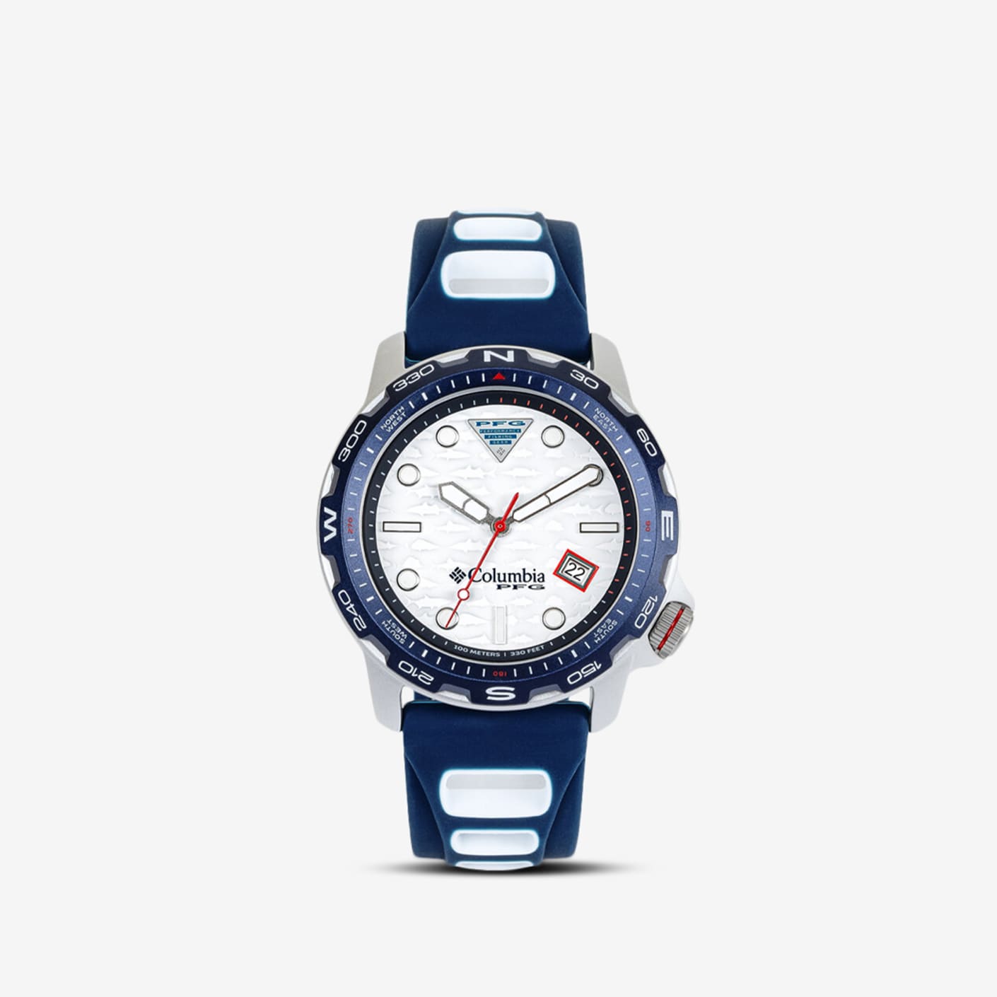 Columbia Watches Backcaster Silicone Watch – Navy | Bespoke Post