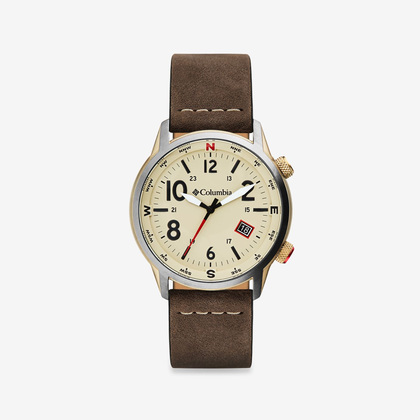 Columbia Watches Outbacker Saddle Leather Watch – Stone | Bespoke Post