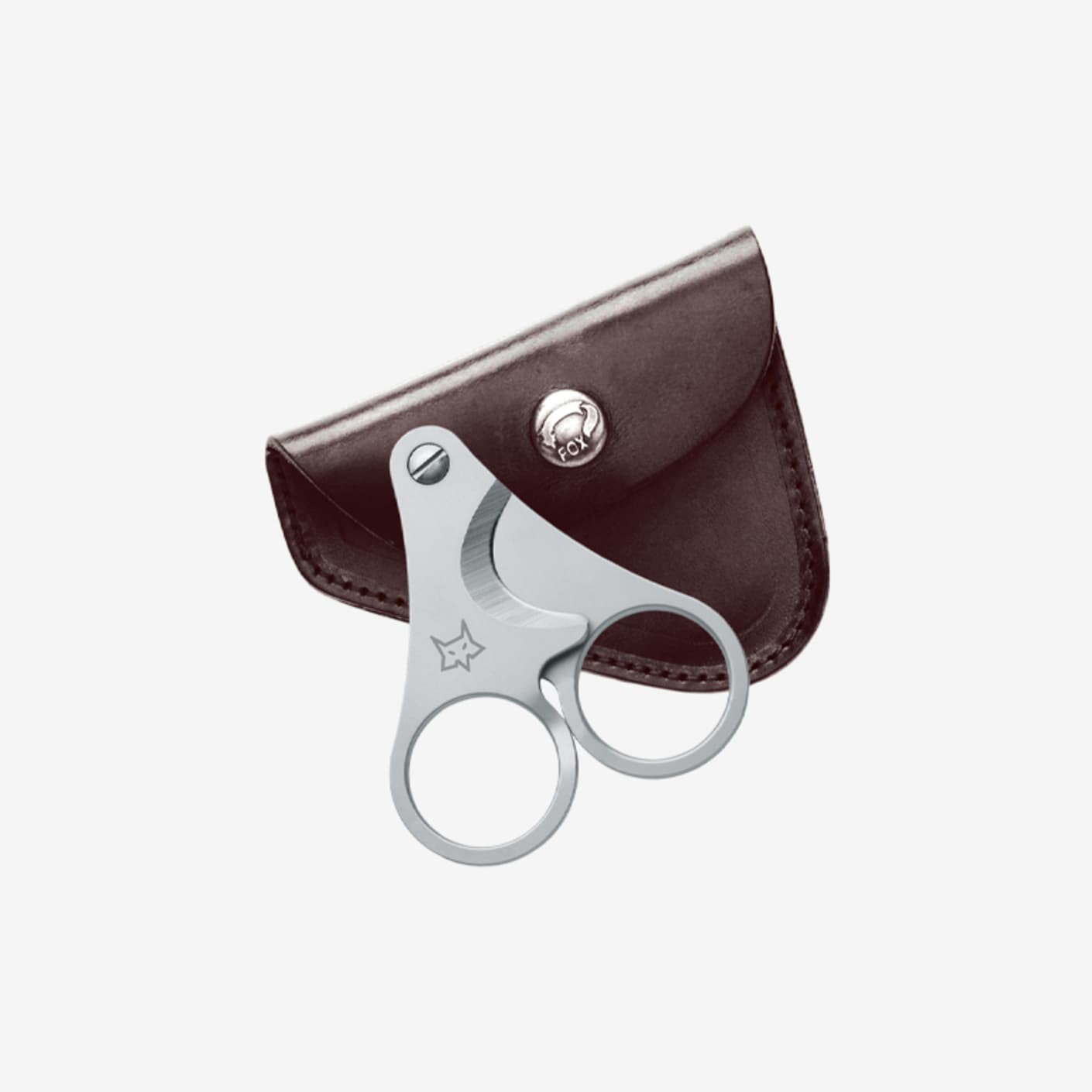 Fox Knives Stainless Steel Cigar Cutter & Sheath | Bespoke Post
