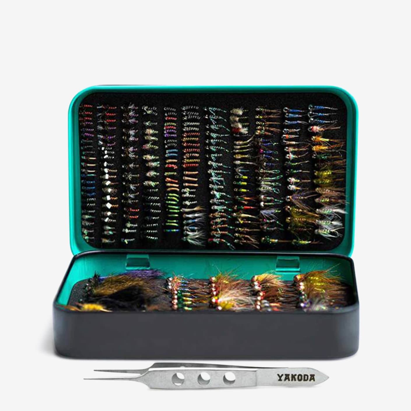 Yakoda Supply Fly Fishing Slim Tin with Tweezers | Bespoke Post