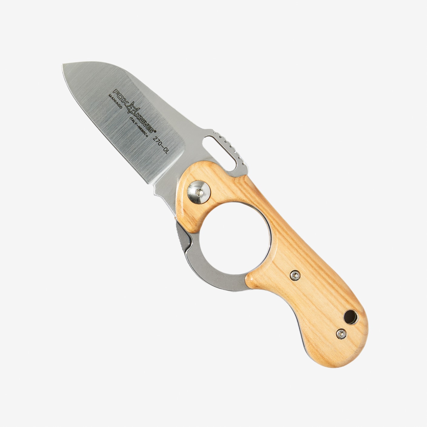 Fox Knives Fox Elite Italian Folding Knife – Olive Wood | Bespoke Post