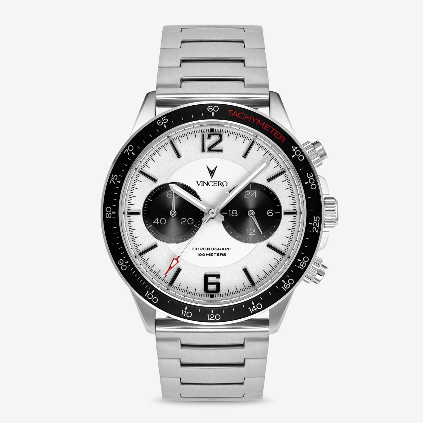 Vincero Collective The Apex Watch – Silver / Black | Bespoke Post