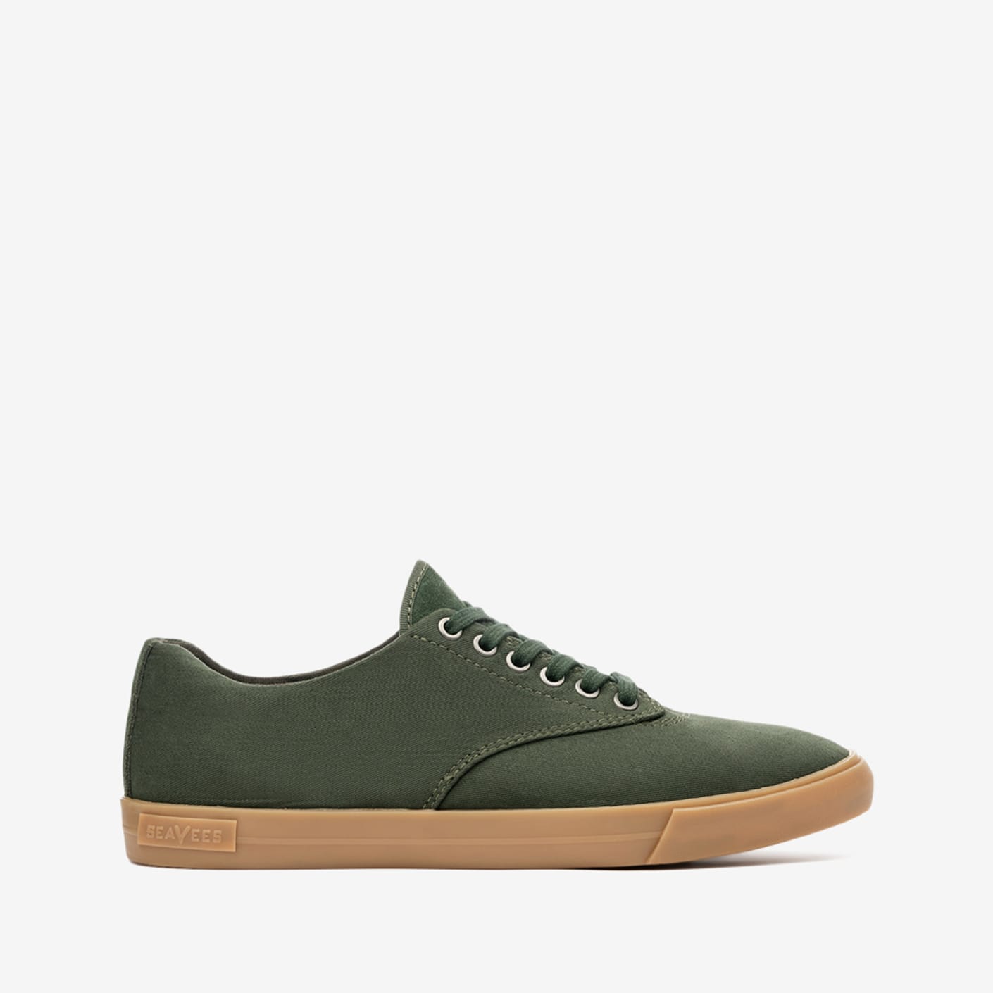 SeaVees Hermosa Heavy Twill Sneaker – Evergreen | Bespoke Post