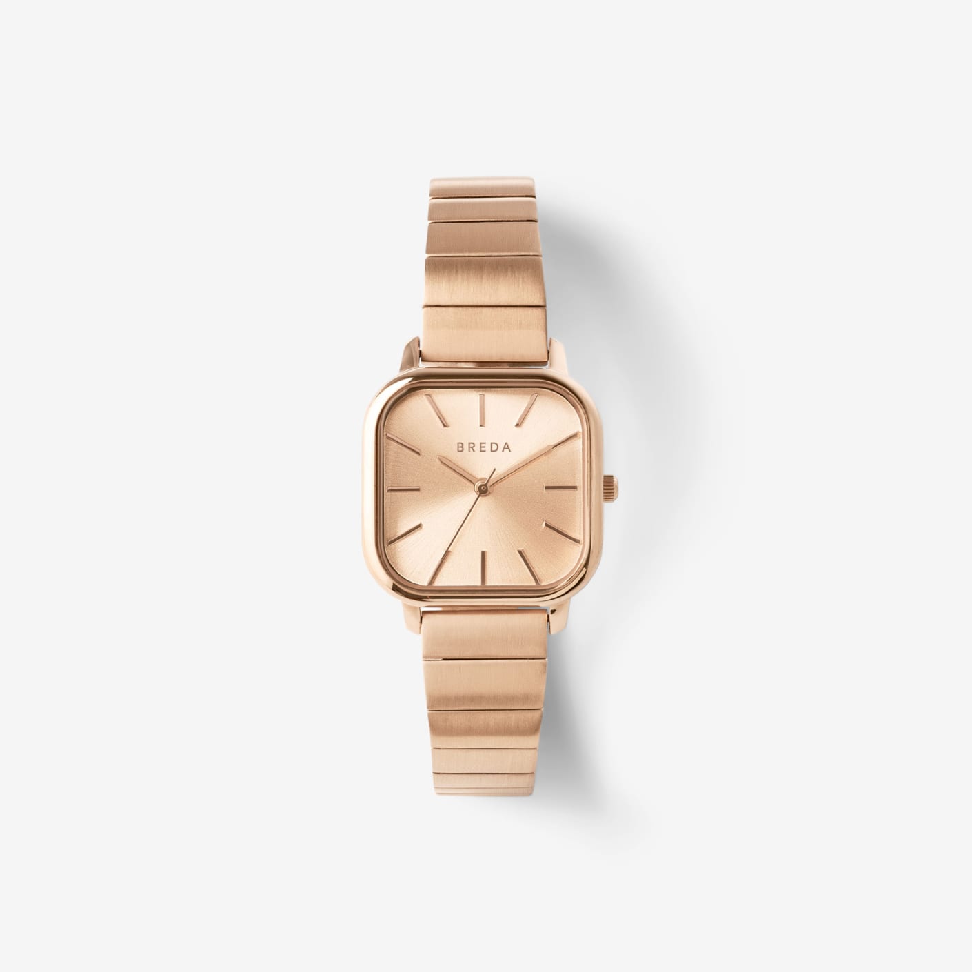 Breda Esther Square Metal Watch – Rose Gold | Bespoke Post