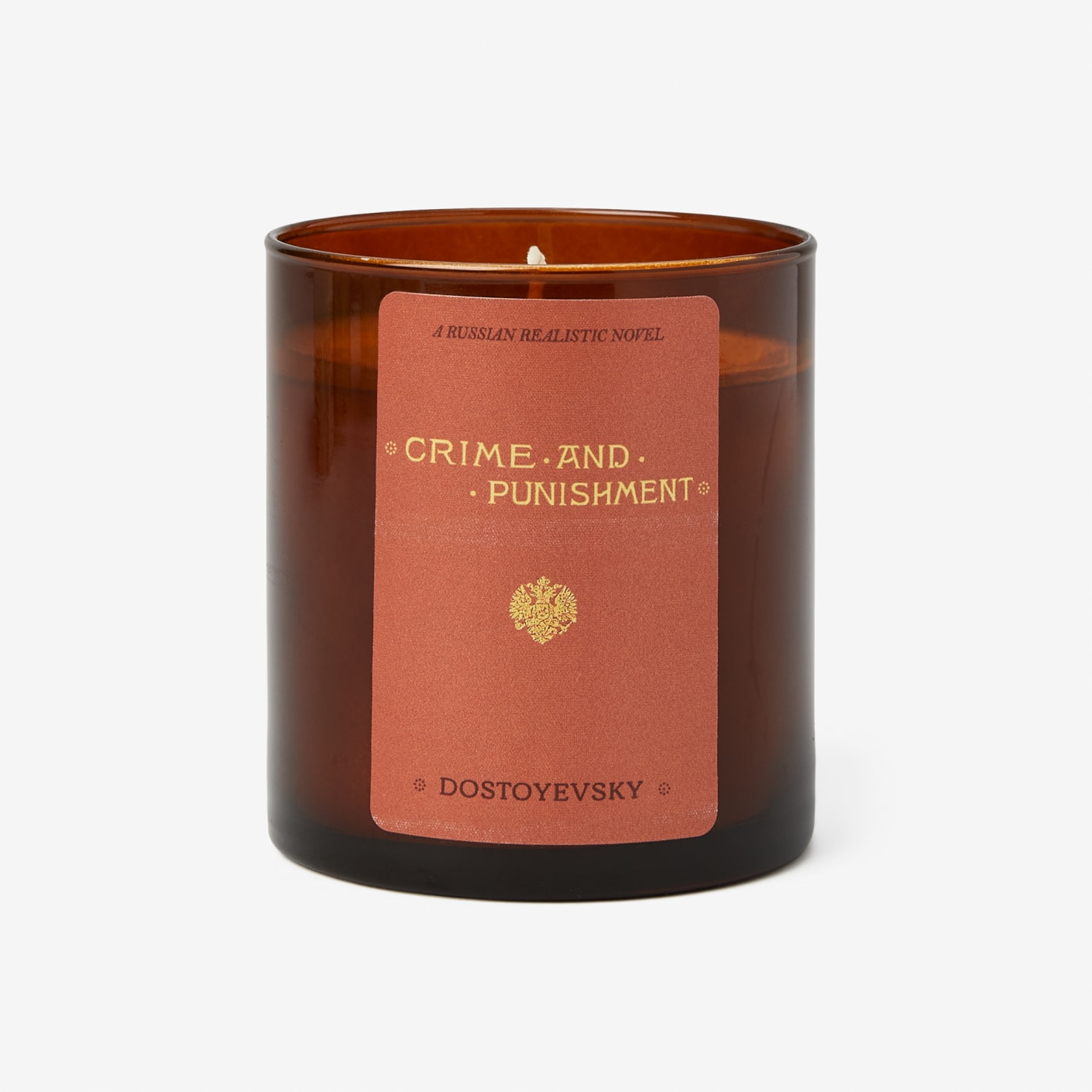Noble Objects Crime and Punishment Amber Candle | Bespoke Post