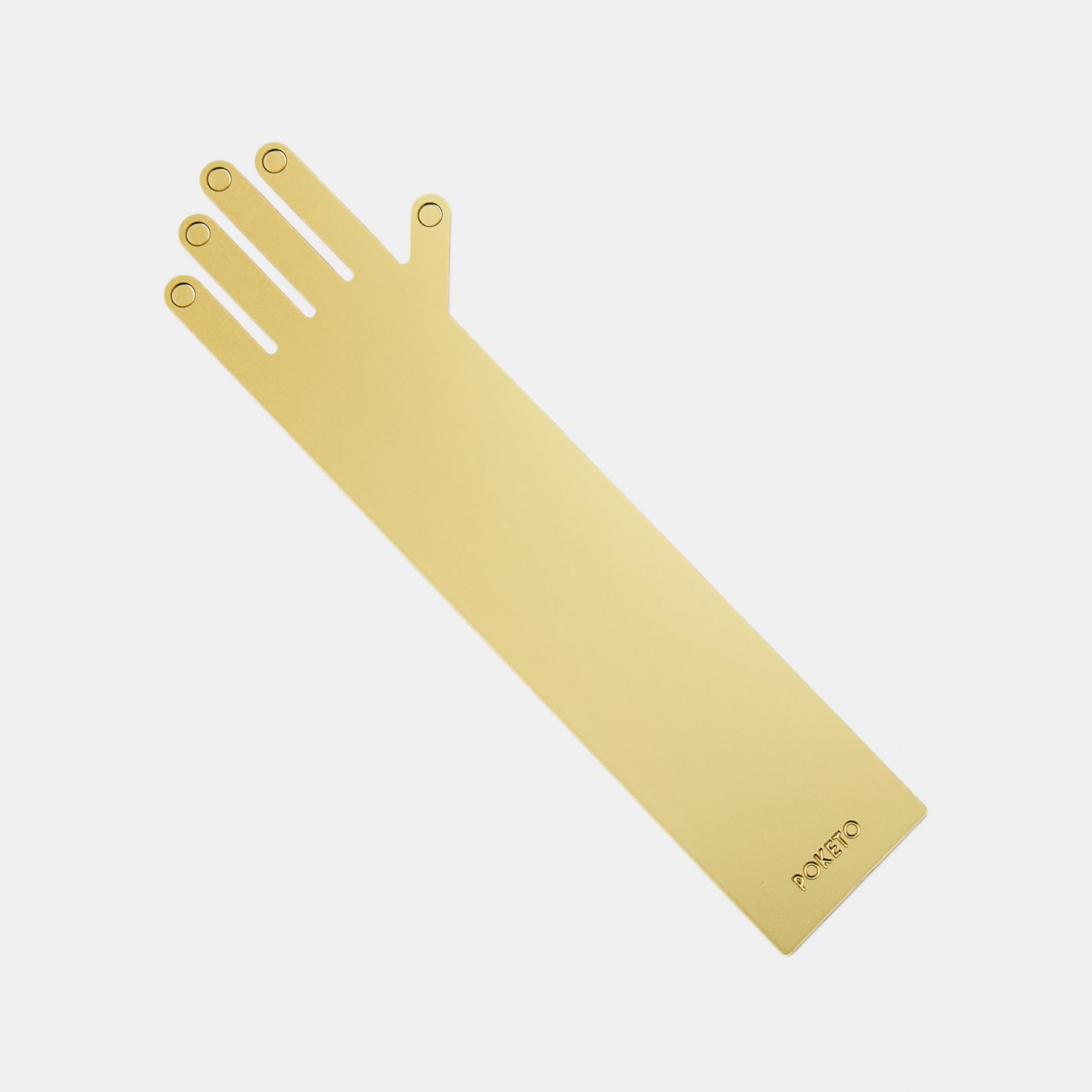 POKETO Brass Hand Bookmark | Bespoke Post