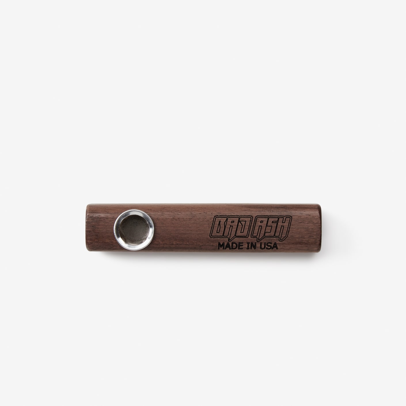 Bad Ash Dugouts Natural Wood Rectangular Mini Pipe | Bespoke Post