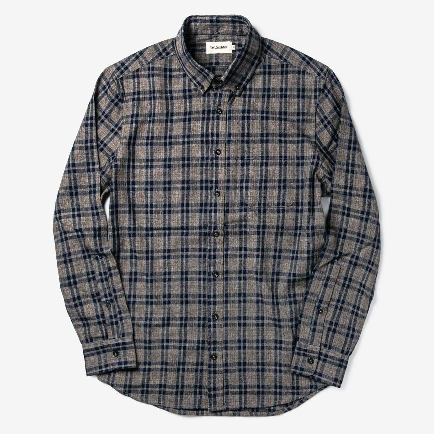 Taylor Stitch The Jack Long Sleeve Shirt – Sand Plaid | Bespoke Post