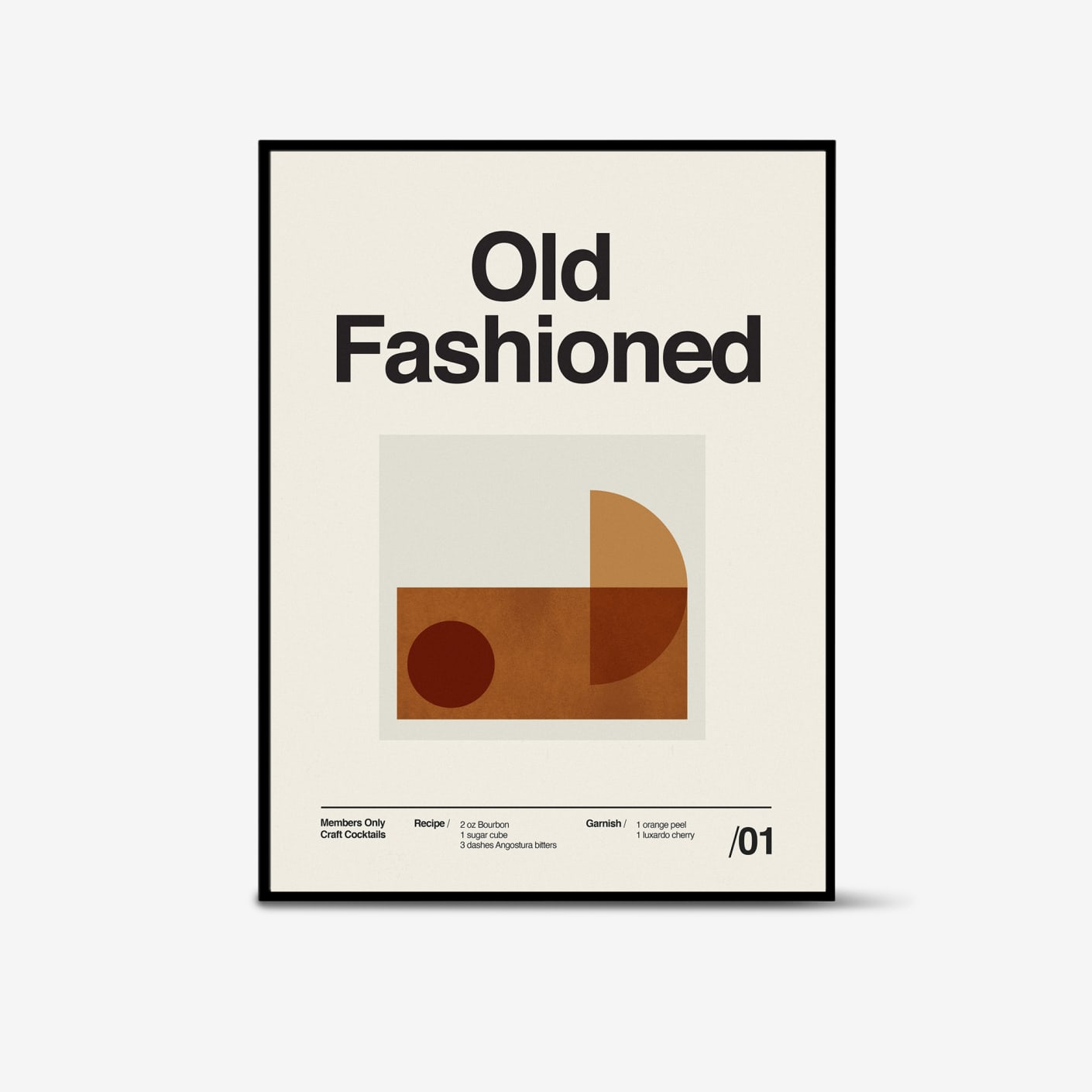 Sandgrain Studio Old Fashioned Poster | Bespoke Post