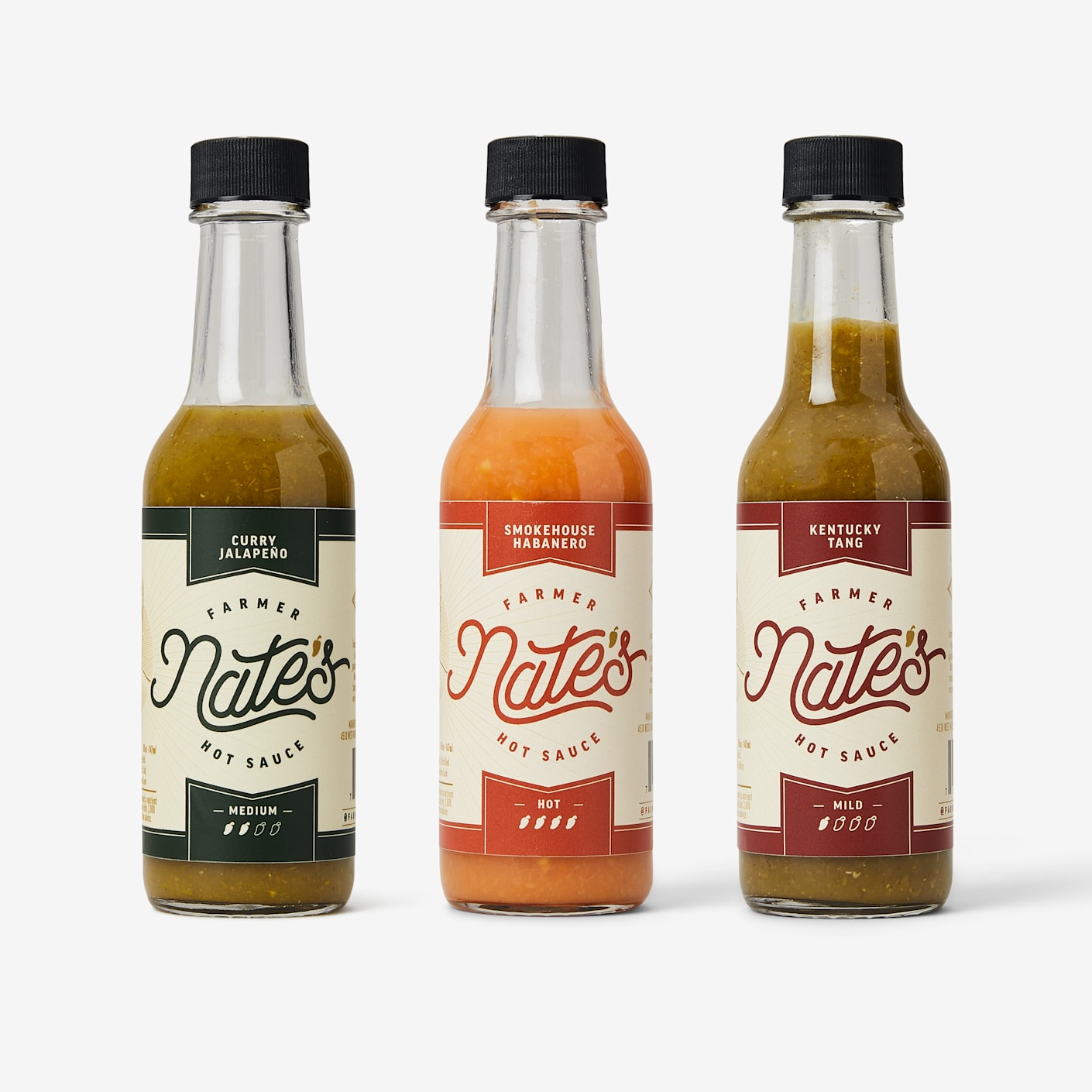 Farmer Nate's Sauce Hot Sauce Trio | Bespoke Post