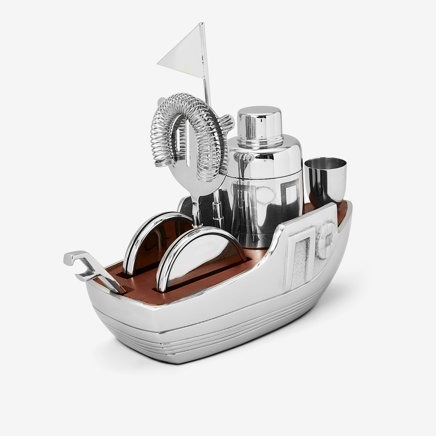 Godinger Tugboat Bar Tool Set | Bespoke Post