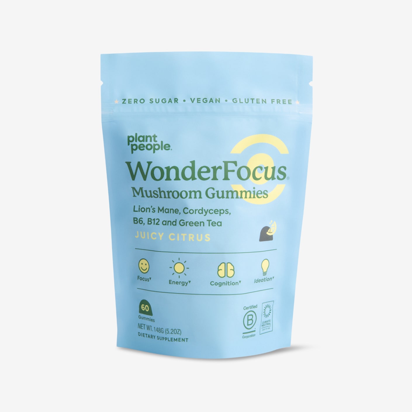 Plant People WonderFocus Mushroom Gummies | Bespoke Post