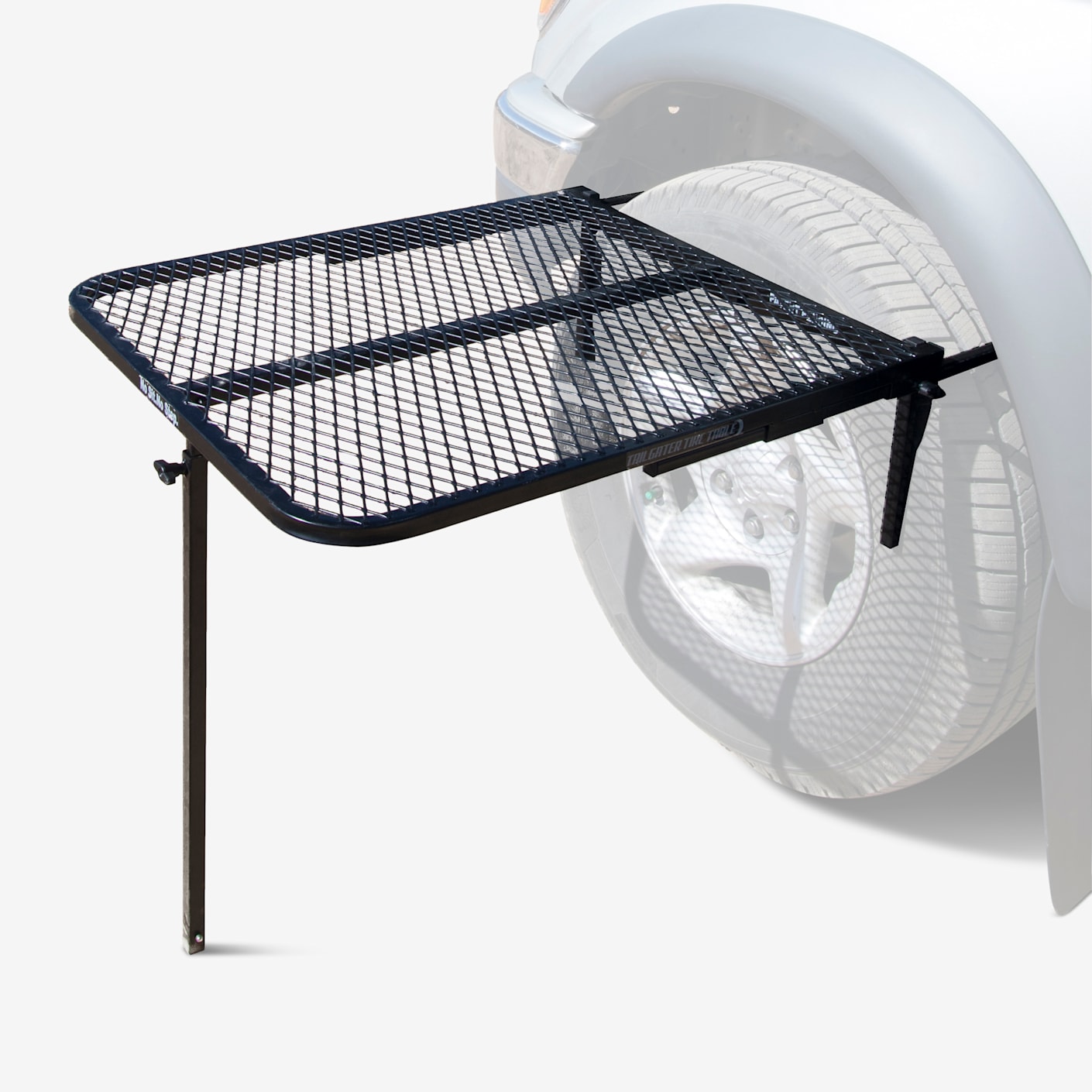 Tailgater Tire Table Aluminum Tire Table | Bespoke Post Tailgater Tire Table Aluminum Tire Table | Bespoke Post