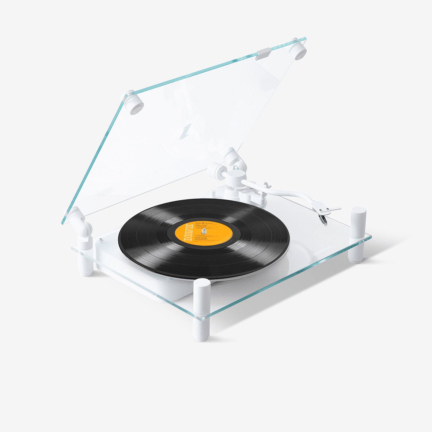 Transpa.rent Glass Bluetooth Turntable | Bespoke Post