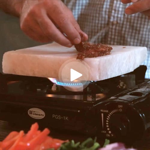 Salt Block Cooking: Seared Beef Fajitas | Bespoke Post