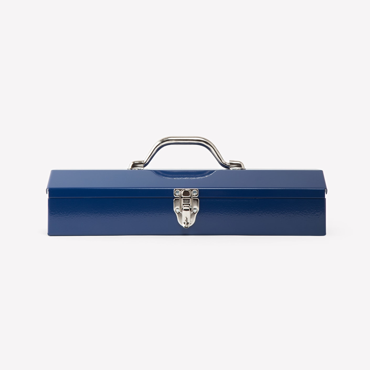 Pioneer Steel Exclusive Classic Steel Toolbox, Navy | Bespoke Post